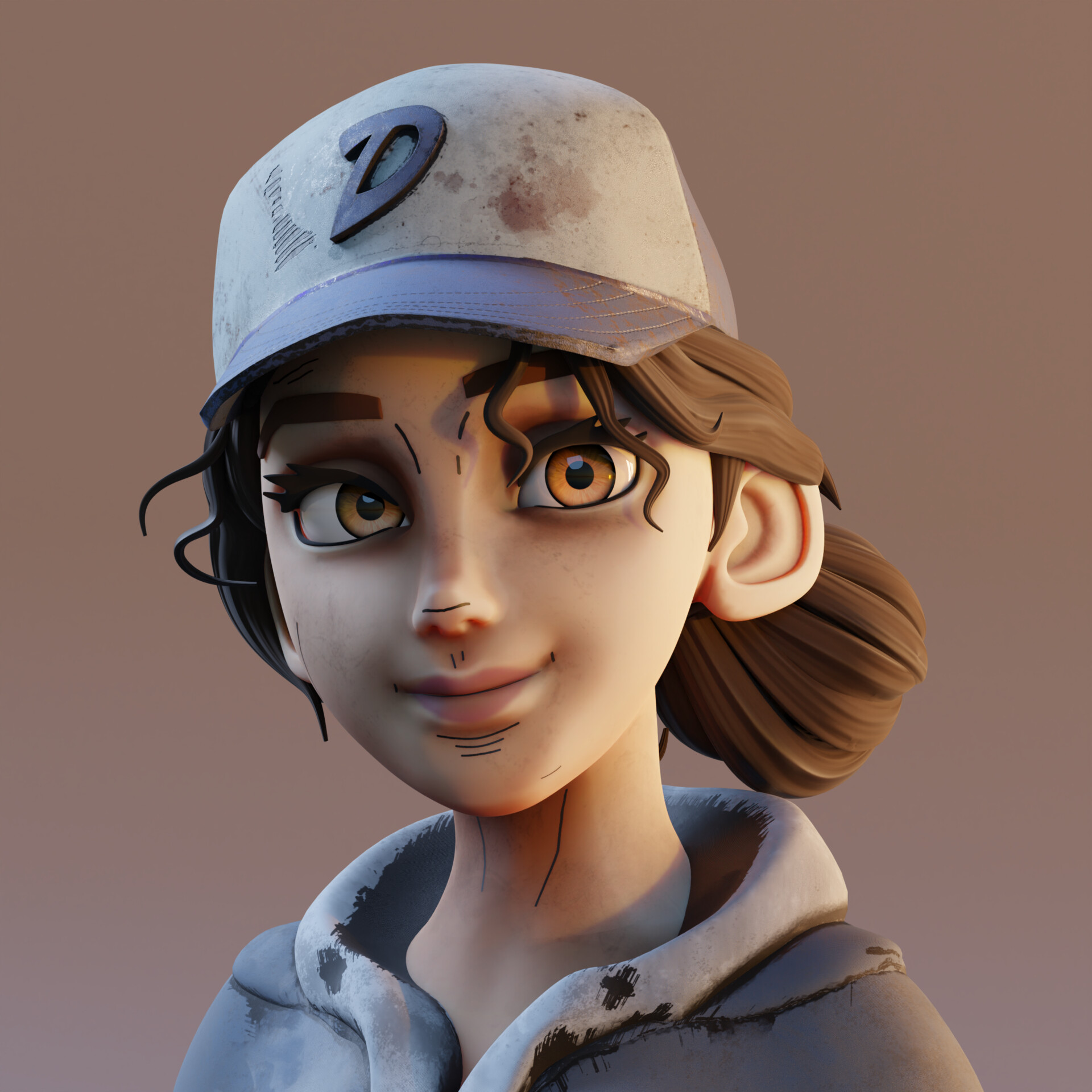 ArtStation - The Walking Dead Clementine Stylized