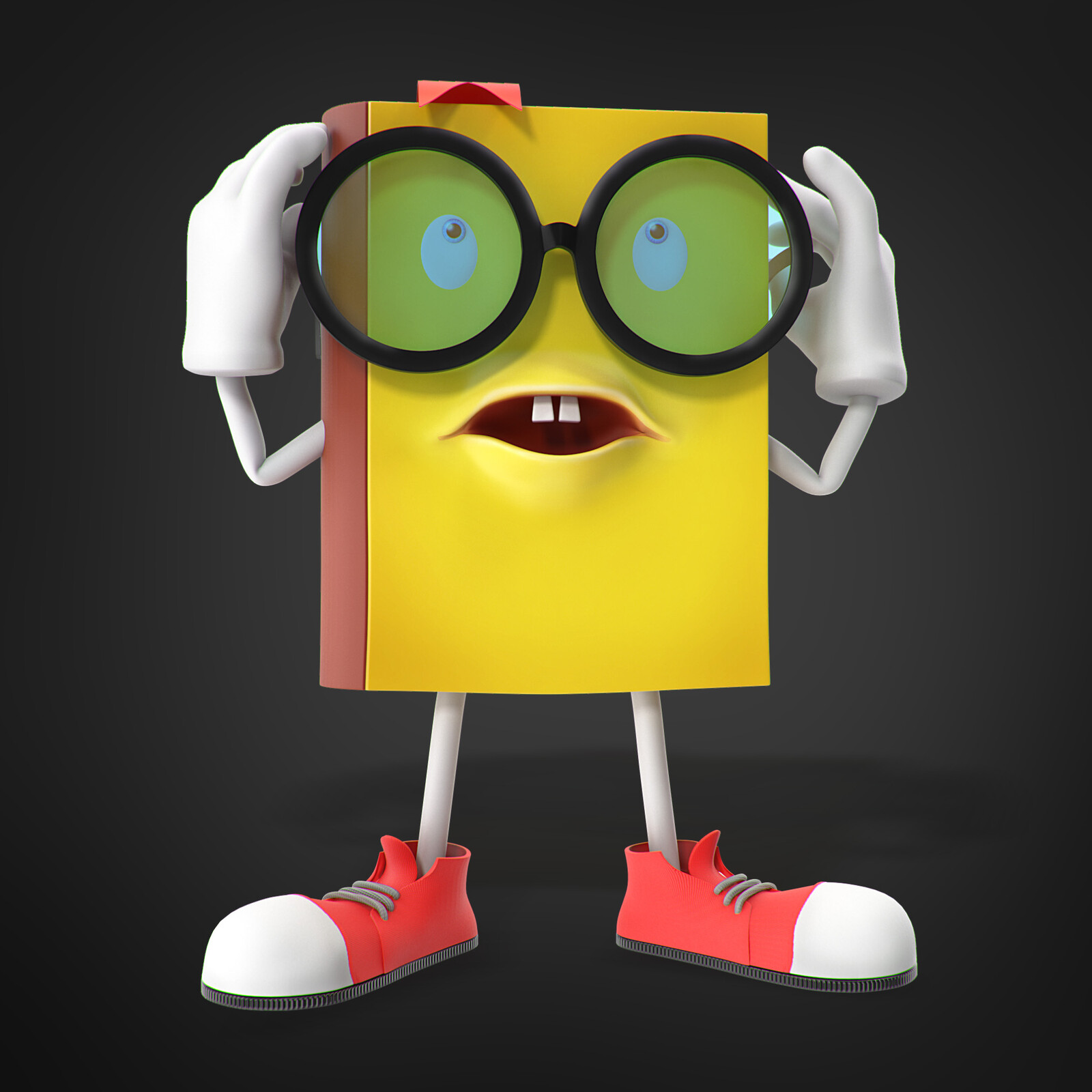 Alex Koronevskiy - Сharacter modeling. Cartoon Book Character.