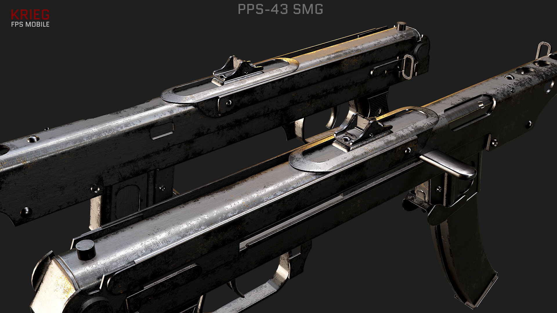 Ruslan Savinov - PPS-43 SMG Game Ready