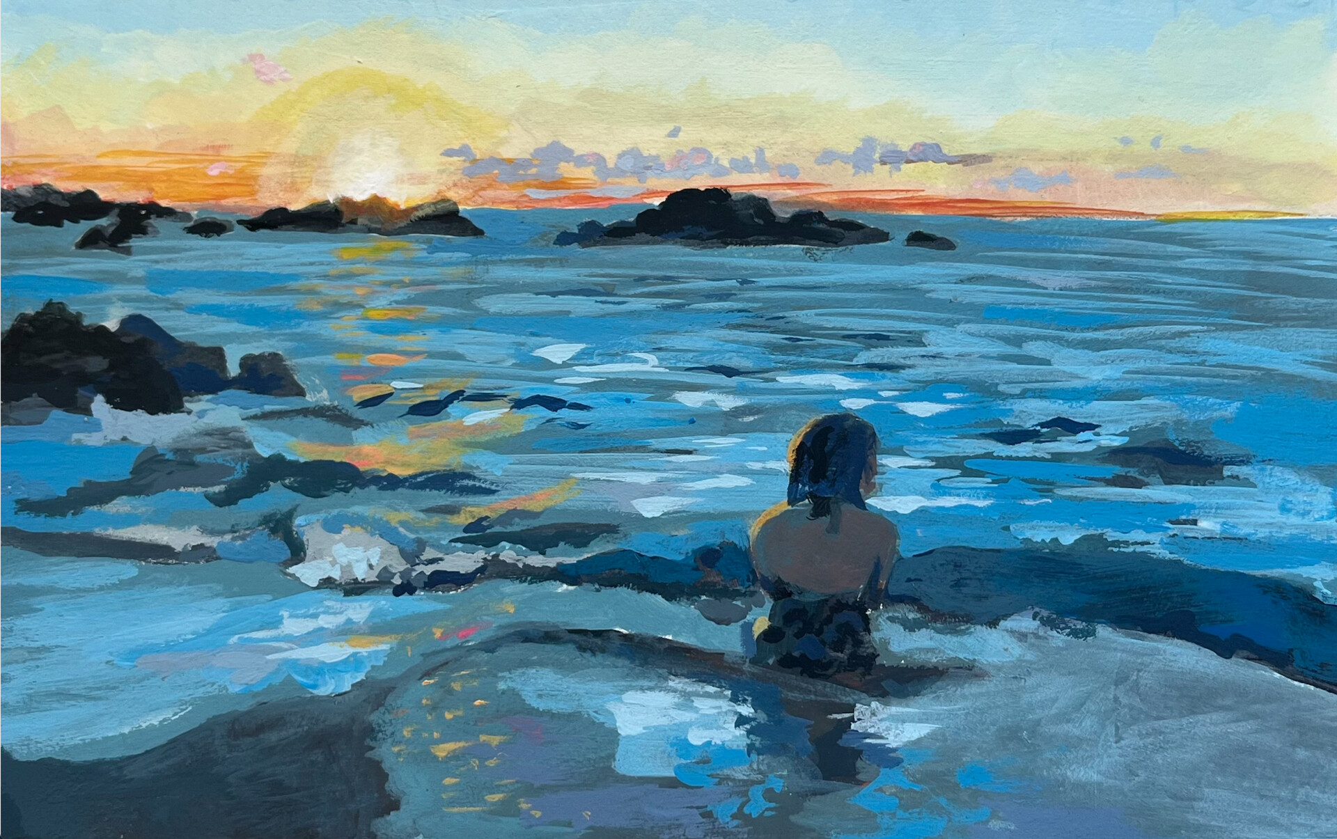 ArtStation - Oahu's Golden Hour