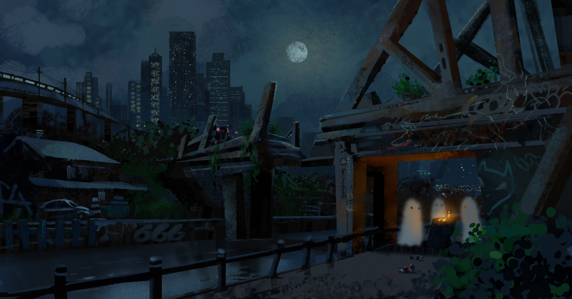 ArtStation - Ghost Chilling Spot