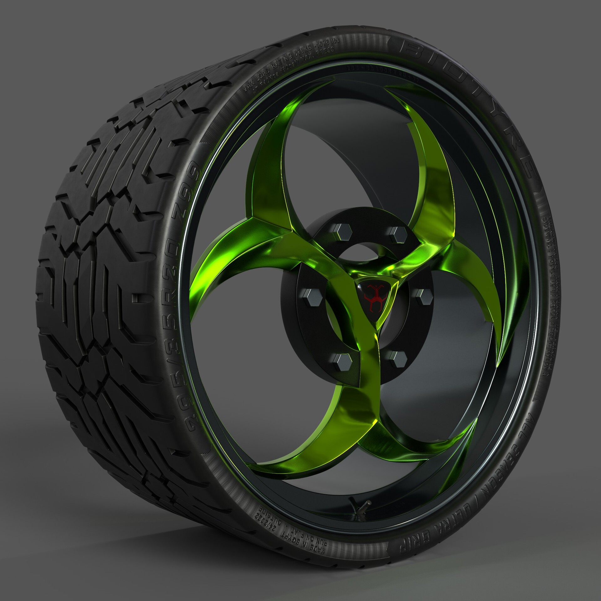ArtStation - BIO Generic Car Rim And Tyre
