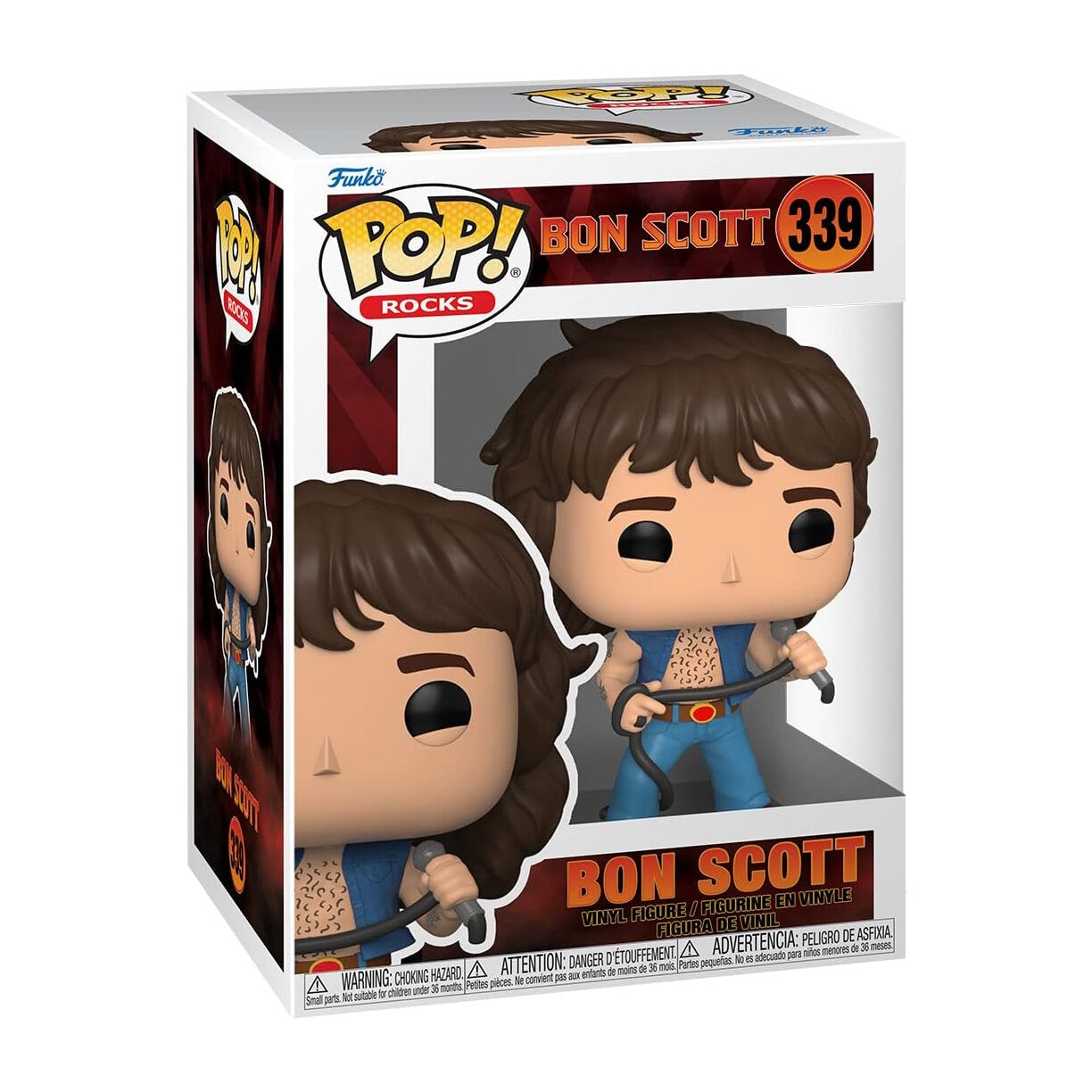 ArtStation - AC/DC Bon Scott - Funko POP! Packaging