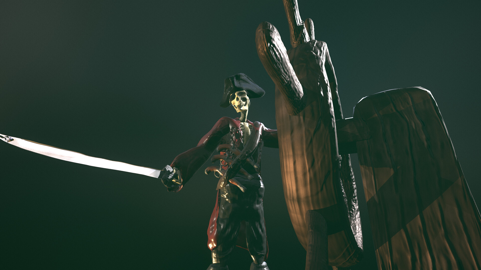 ArtStation - pirate skeleton