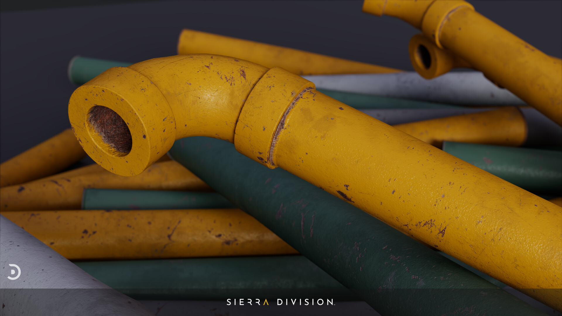 Neel Parekh - Industrial Oil Rig - Modular Pipes