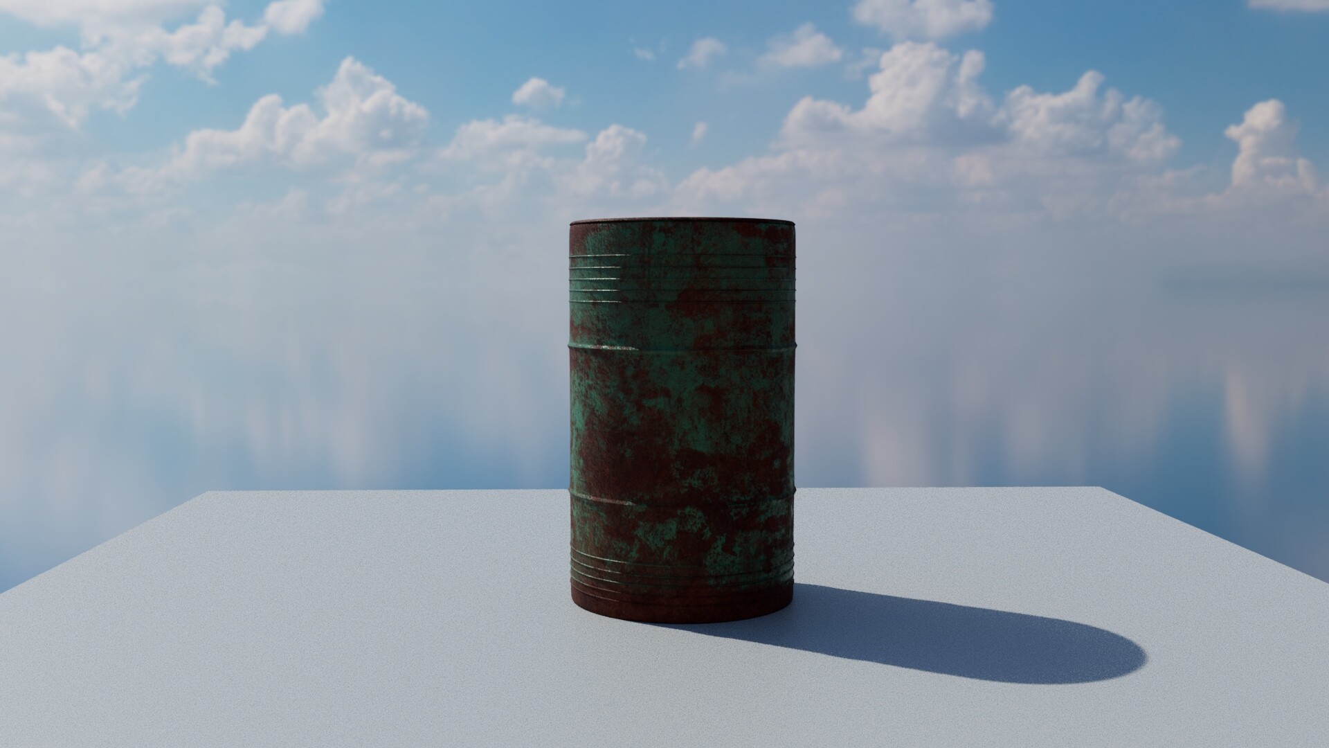 Krispywafers - School Project: Decorative Old Barrel for an Enviroment