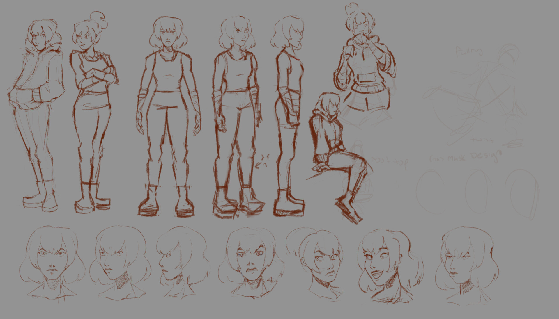 ArtStation - (WIP) PJ Character Sheet