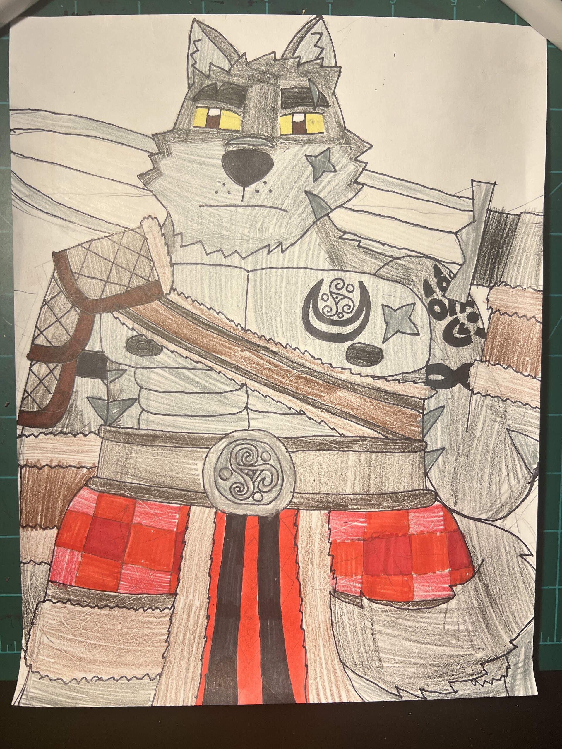 ArtStation - Celtic Faoladh Warrior