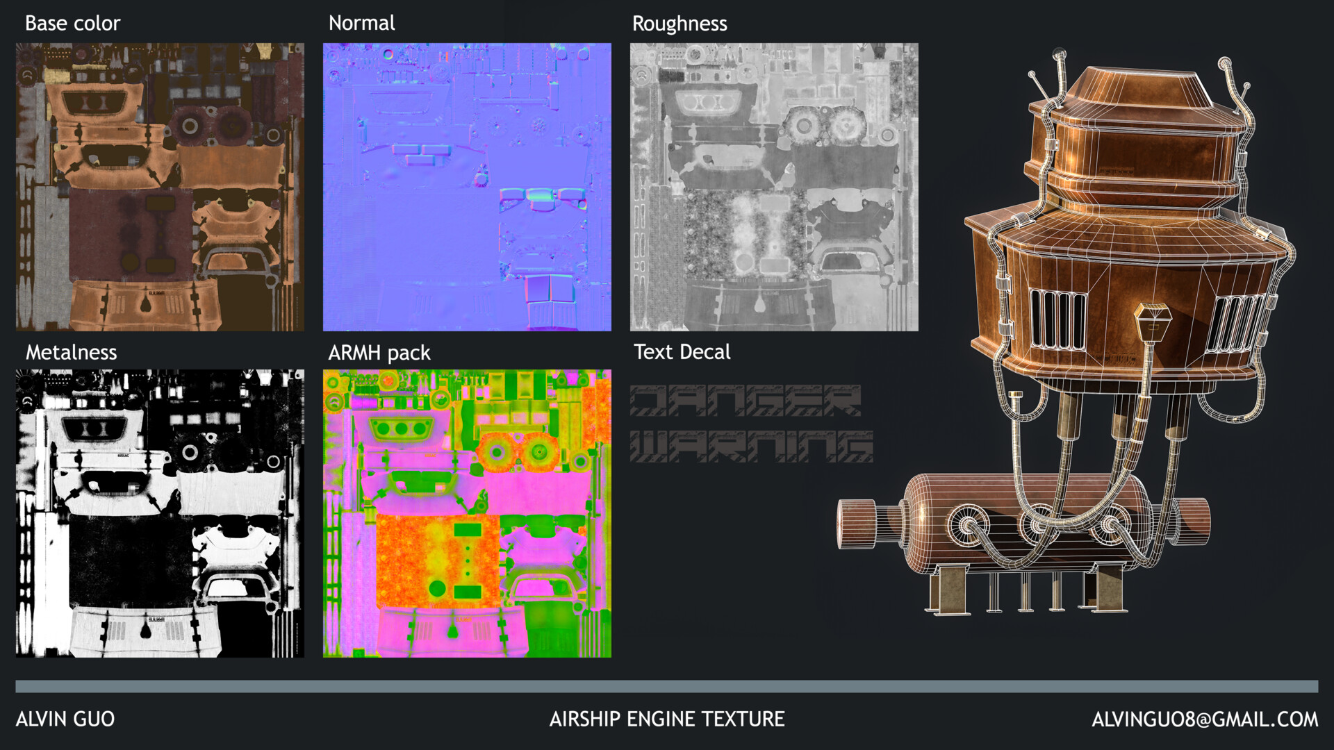 Alvin Guo - Steampunk Airship: Zephyr Breakdown