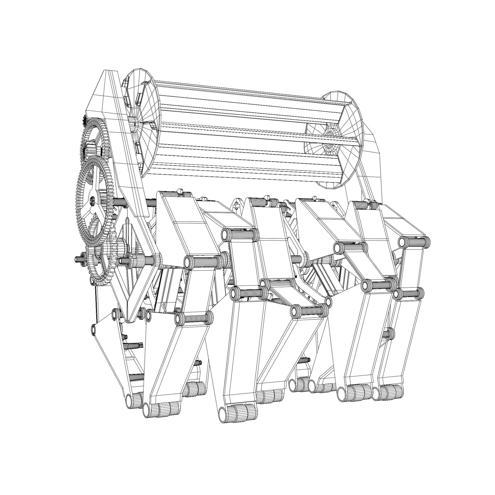 Grant R. Brown - Theo Jansen Strandbeest model - Rhinoceros