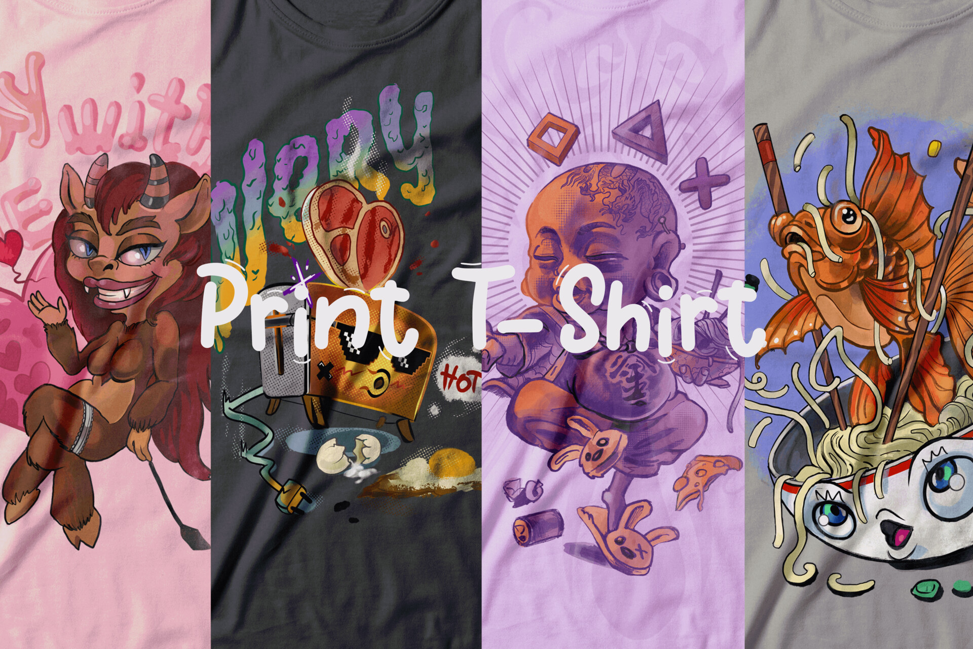 ArtStation - Unique T-shirt prints