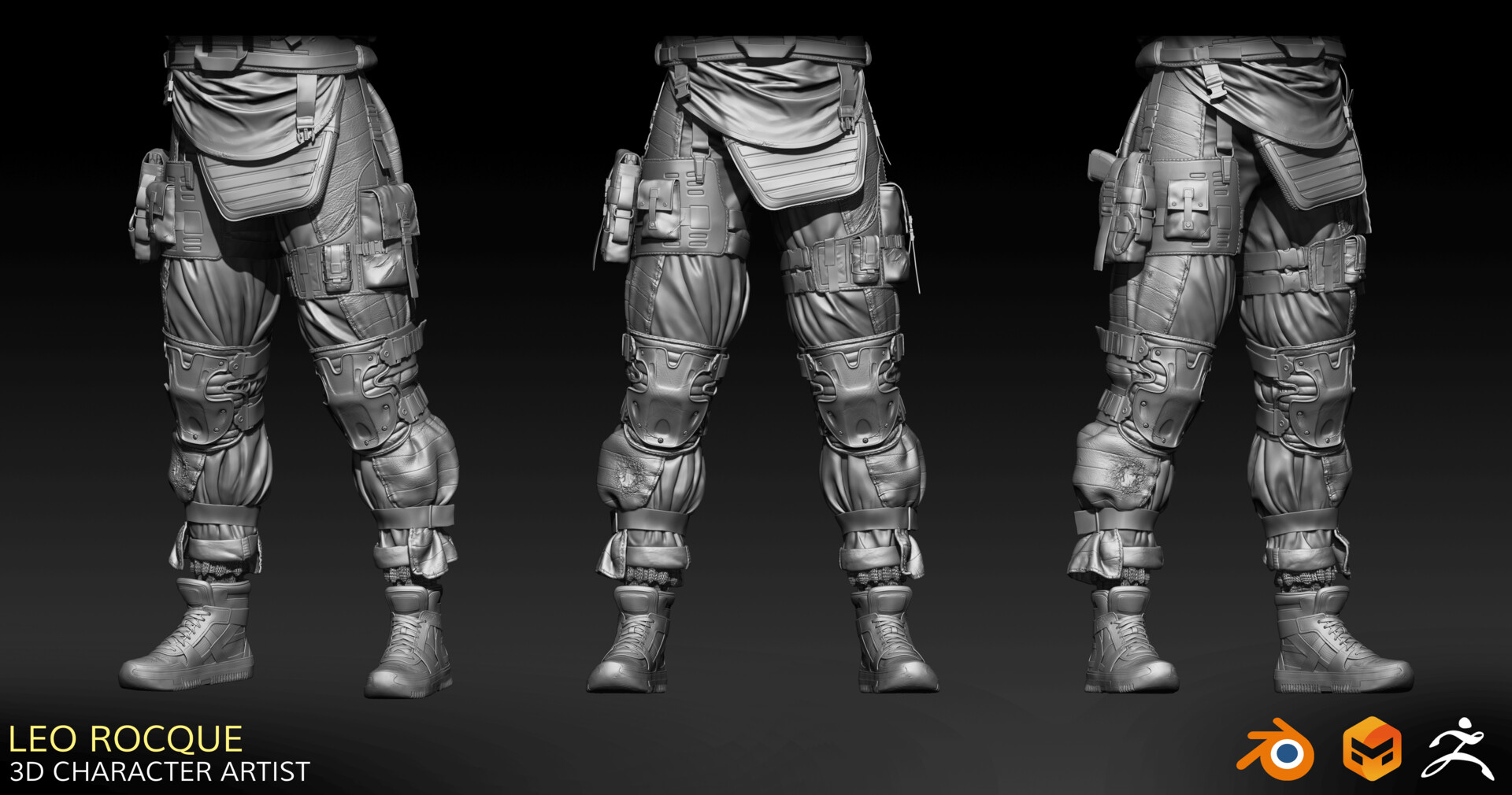 Leo Rocque - High Poly Character WIP - "A Mother's Odyssey"
