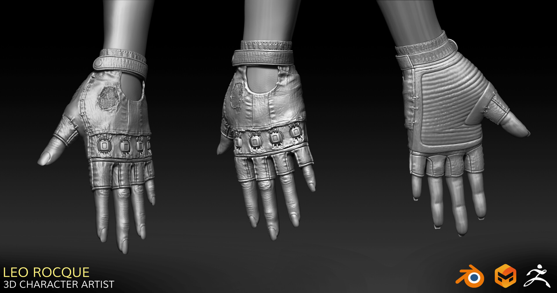 Leo Rocque - High Poly Character WIP - "A Mother's Odyssey"