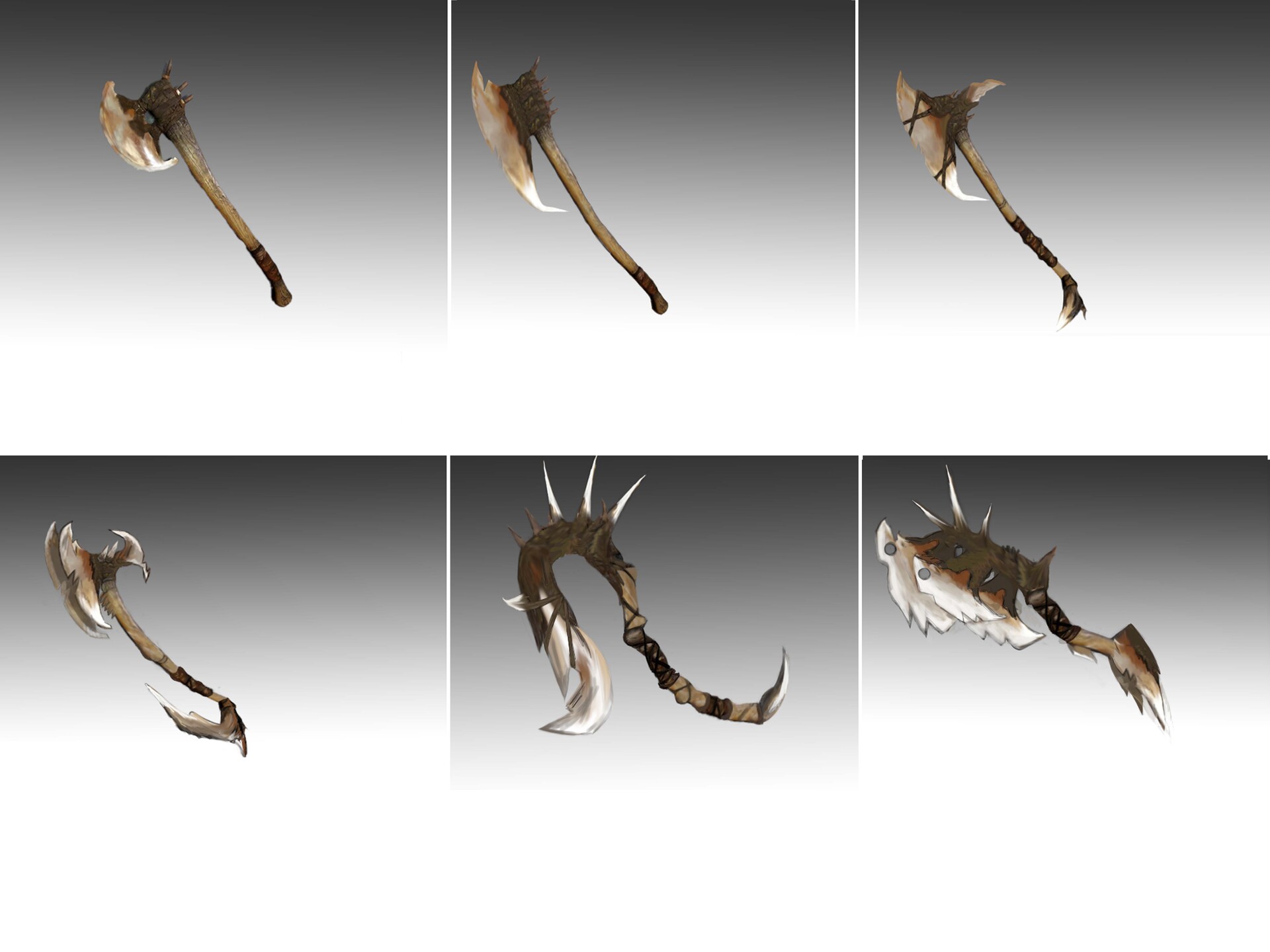 ArtStation - Orc weapons