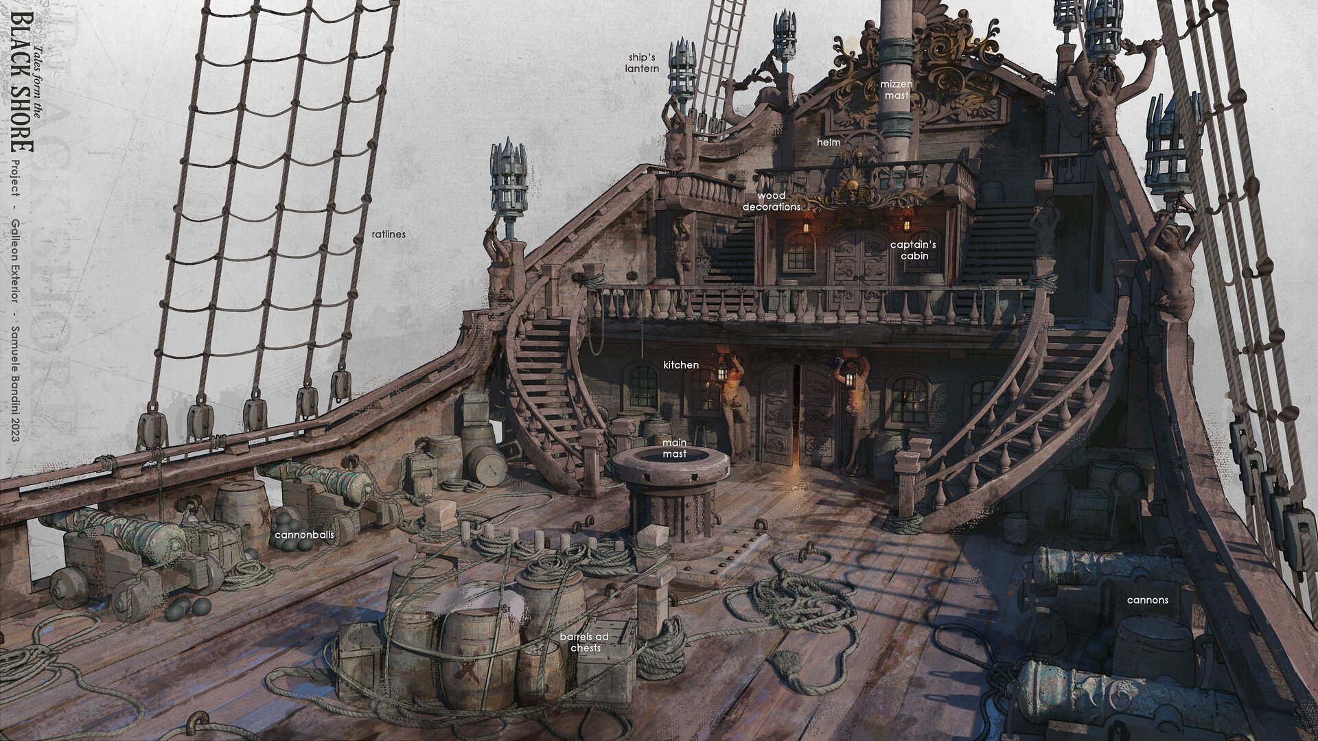 Samuele Bandini - Tales From The Black Shore - Galleon