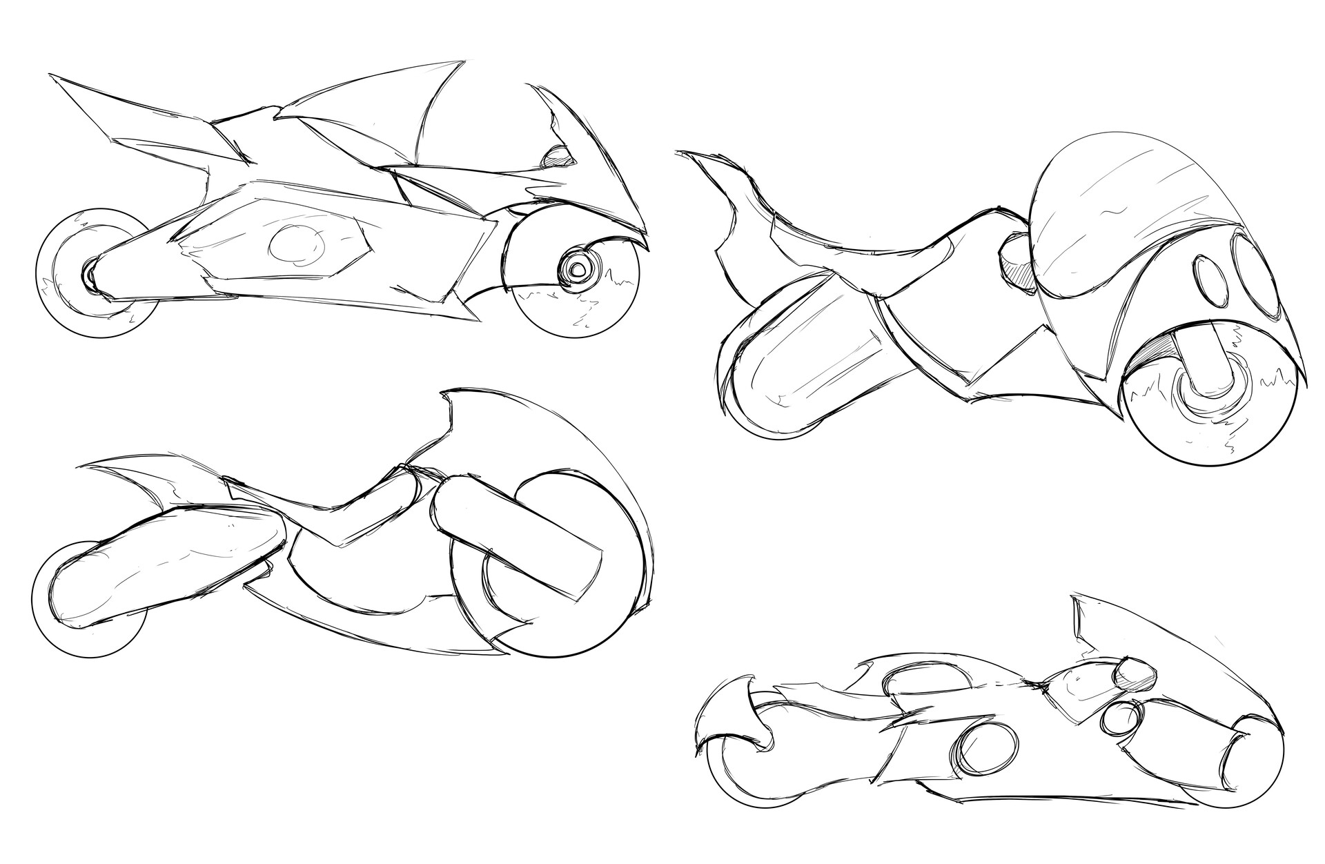 ArtStation - Motorcycle Design Set 3