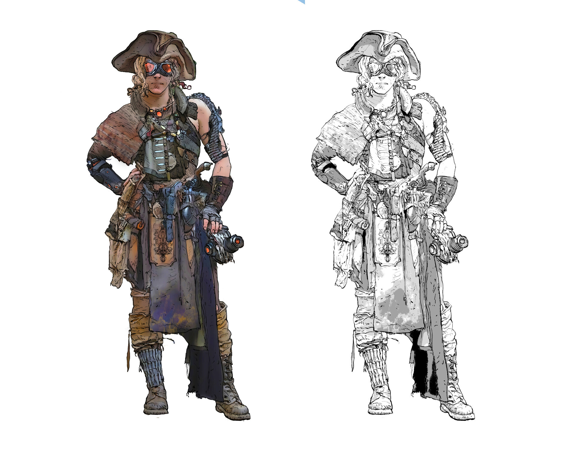 ArtStation - Post-Apocalyptic Pirate