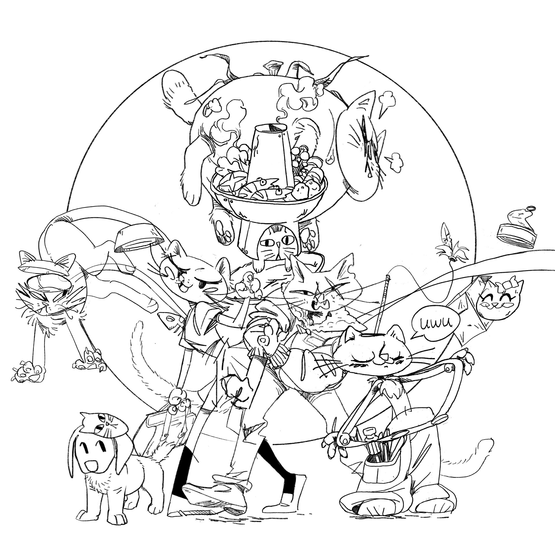 ArtStation - Cat character design collection