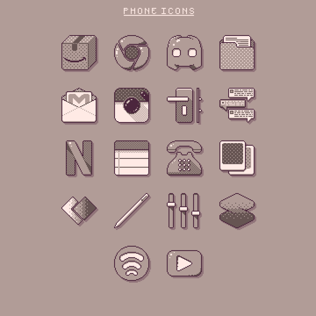 ArtStation - 40 - Love Pixel Icon Pack
