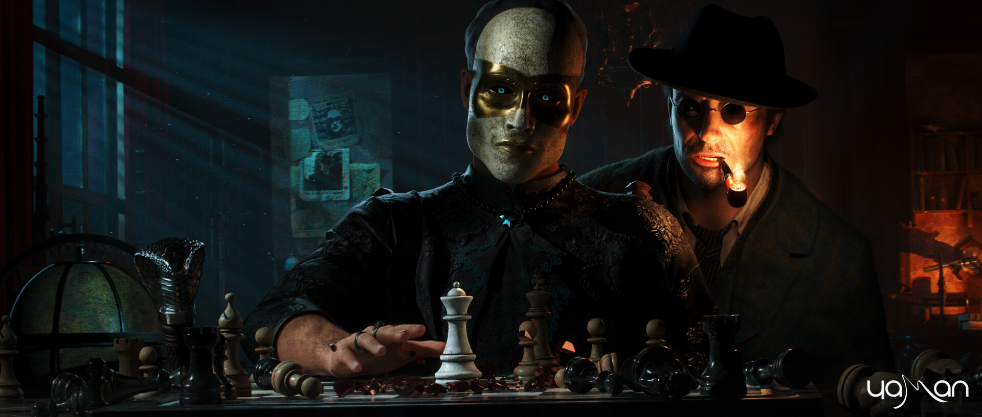 ArtStation - Boss Fight 3D Challenge - Sherlock Inspired Render