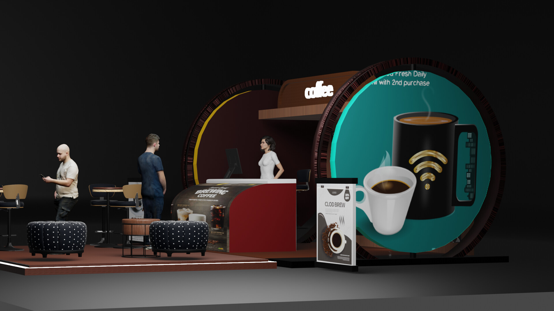 ArtStation - design coffee 3d