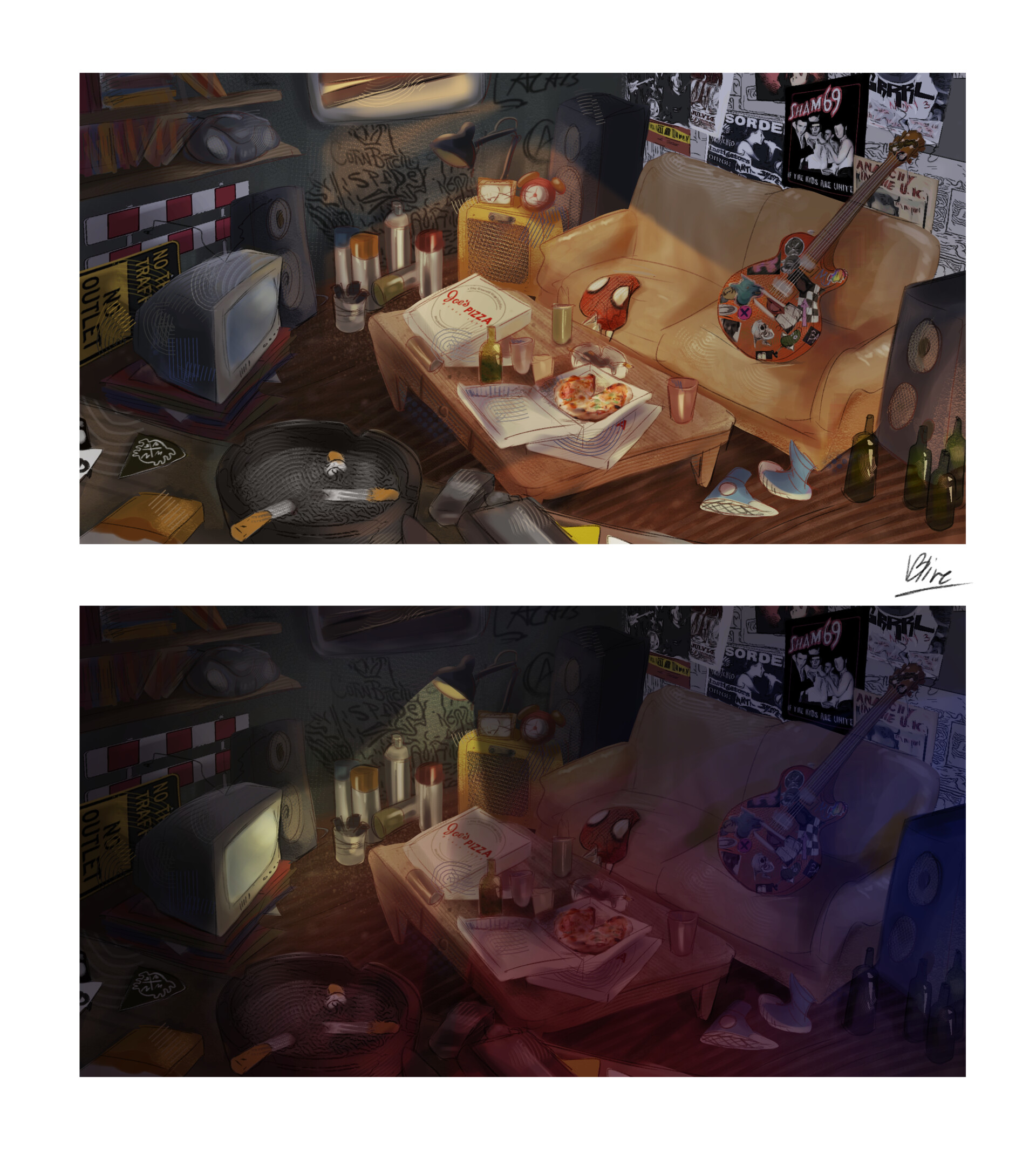 Beryl Bogosavac - Spiderpunk's room (antre du heros / IFA)