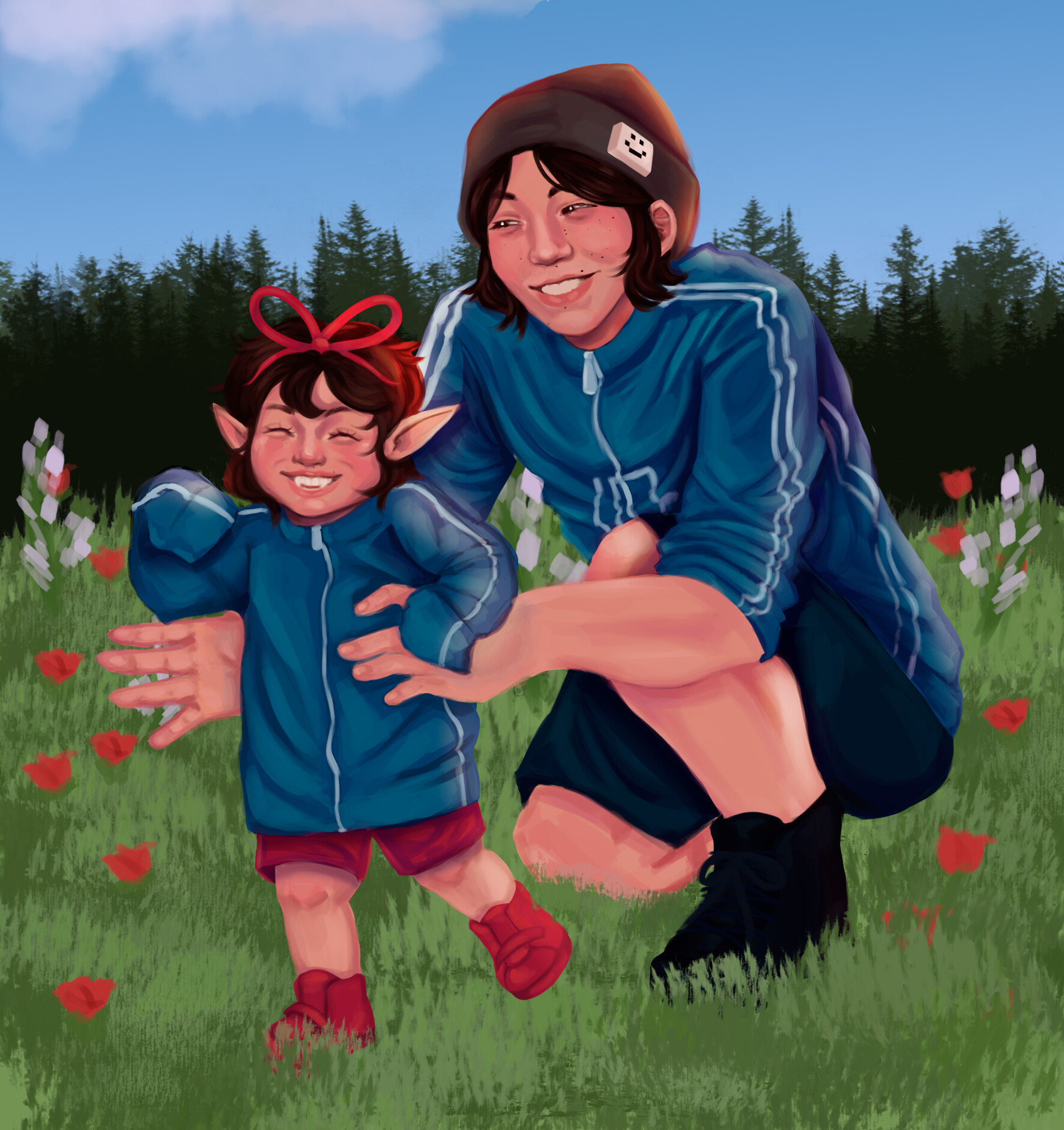 ArtStation - quackity and tilin