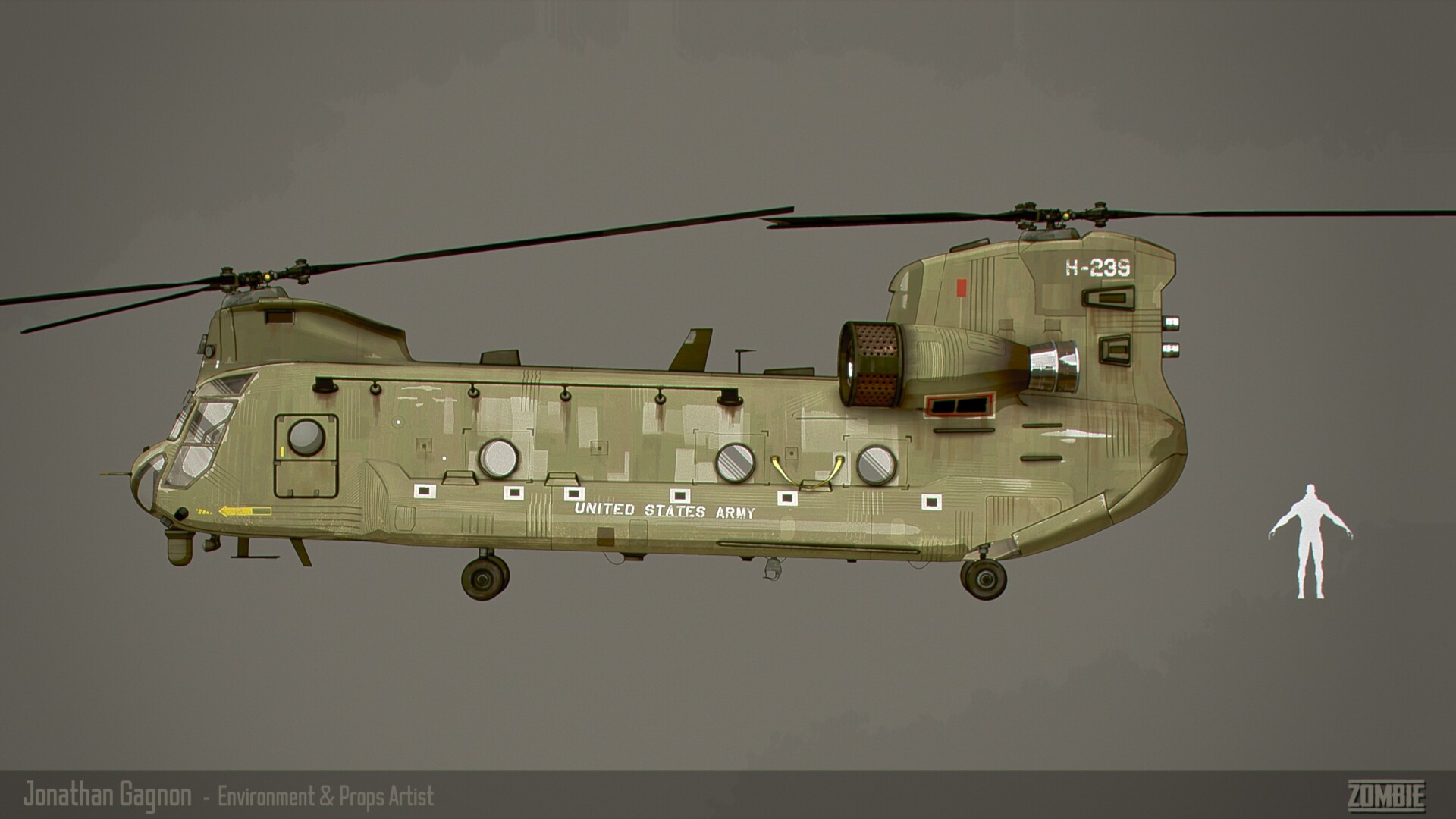 Jonathan Gagnon - Project Zombie - CH-47 Chinook