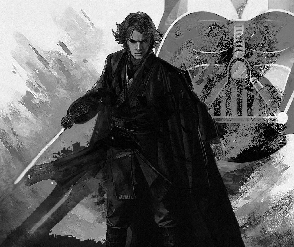 anakin skywalker drawing