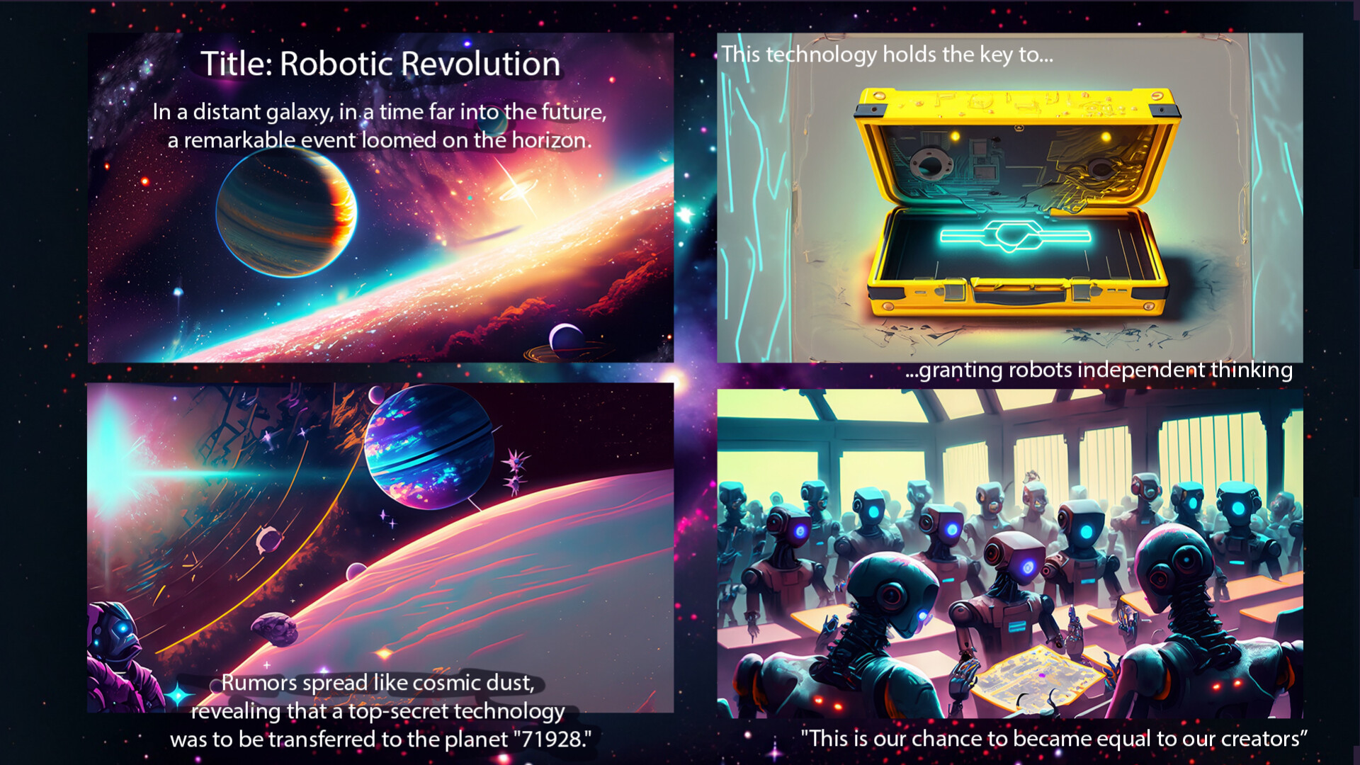 ArtStation - Comic story "Robotic revolution"