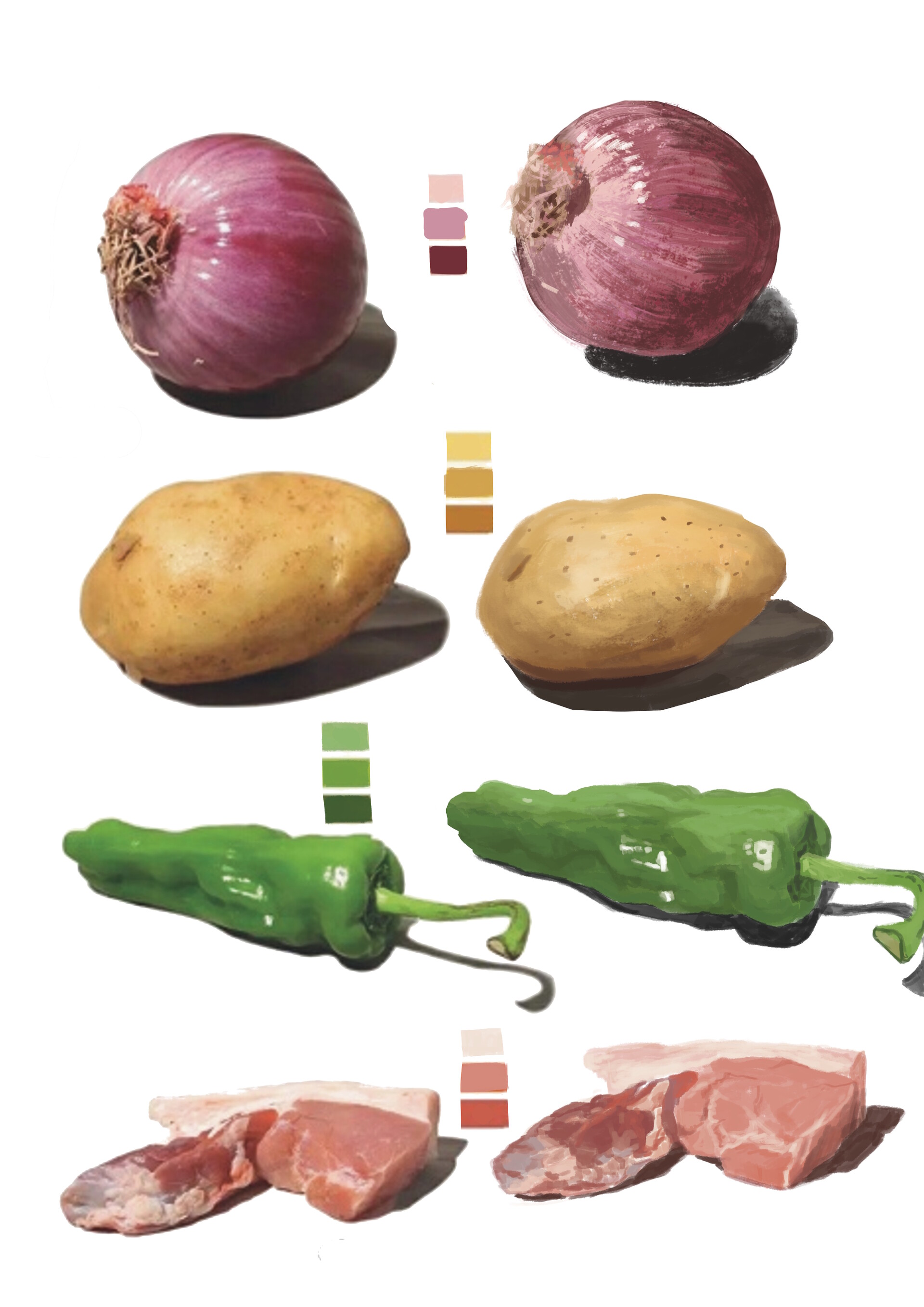 ArtStation - Still life painting test
