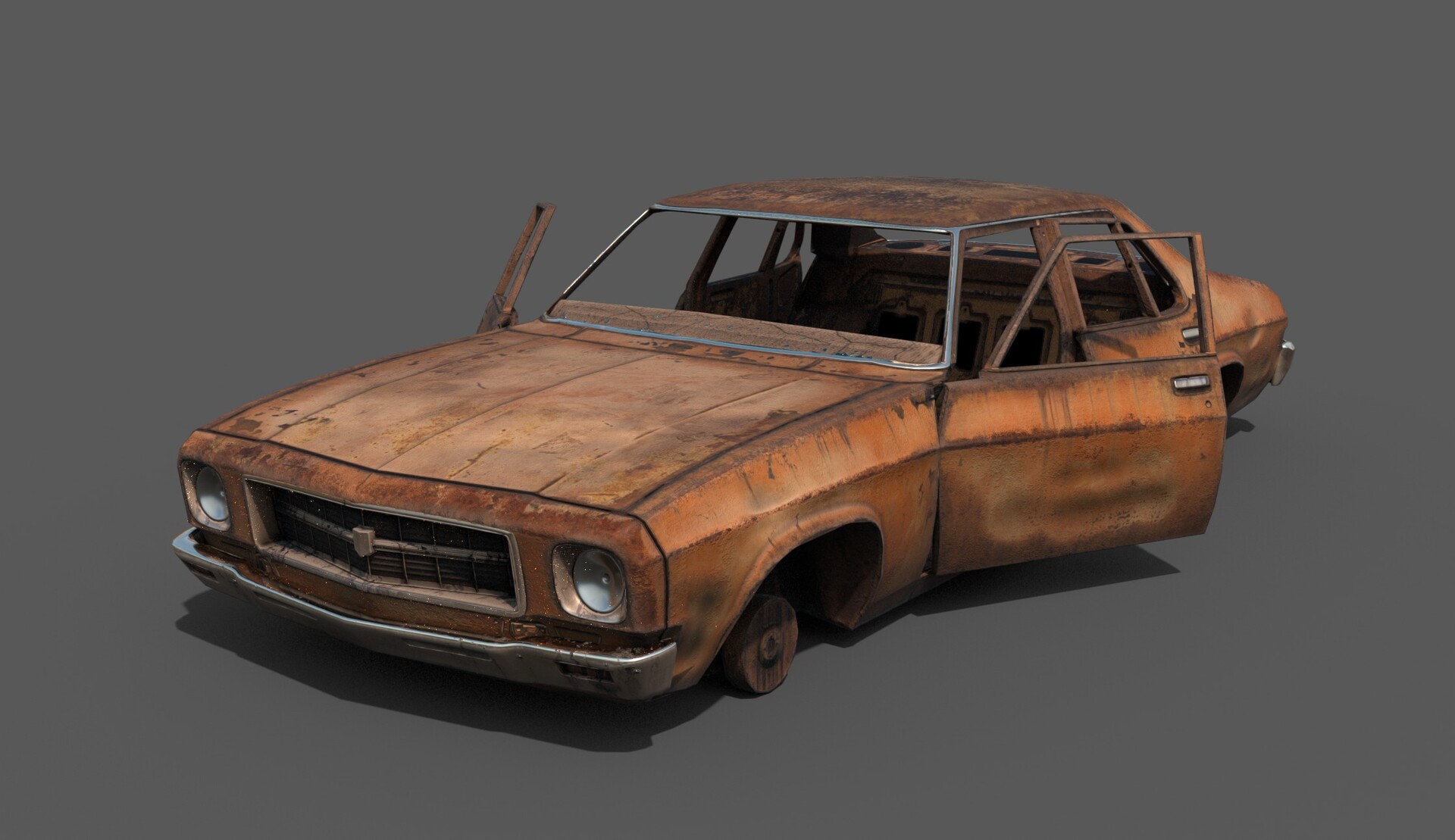 Renafox3D - Rustworld Sedan