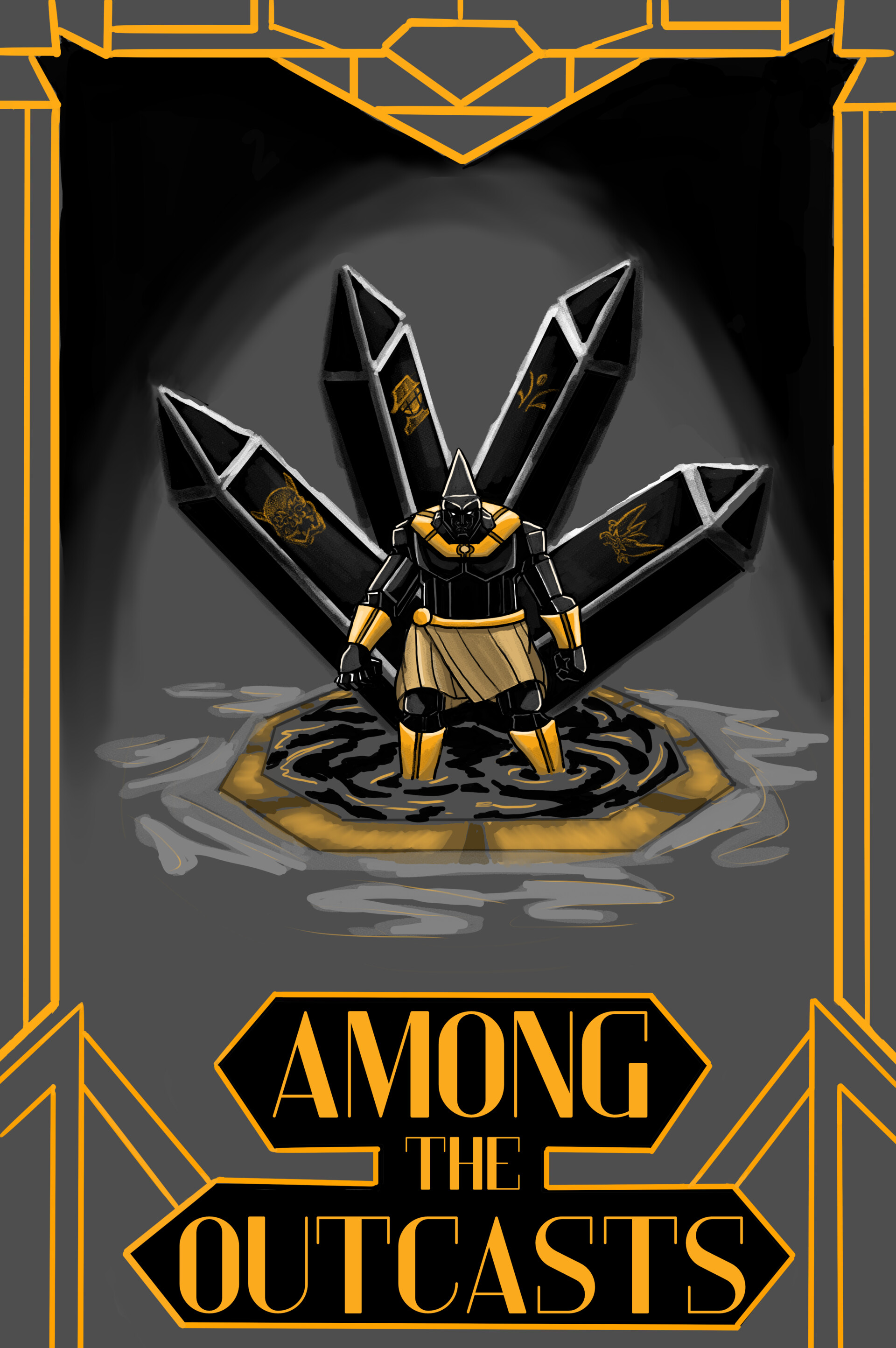 ArtStation - Among the Outcasts - Sample pages and Cover