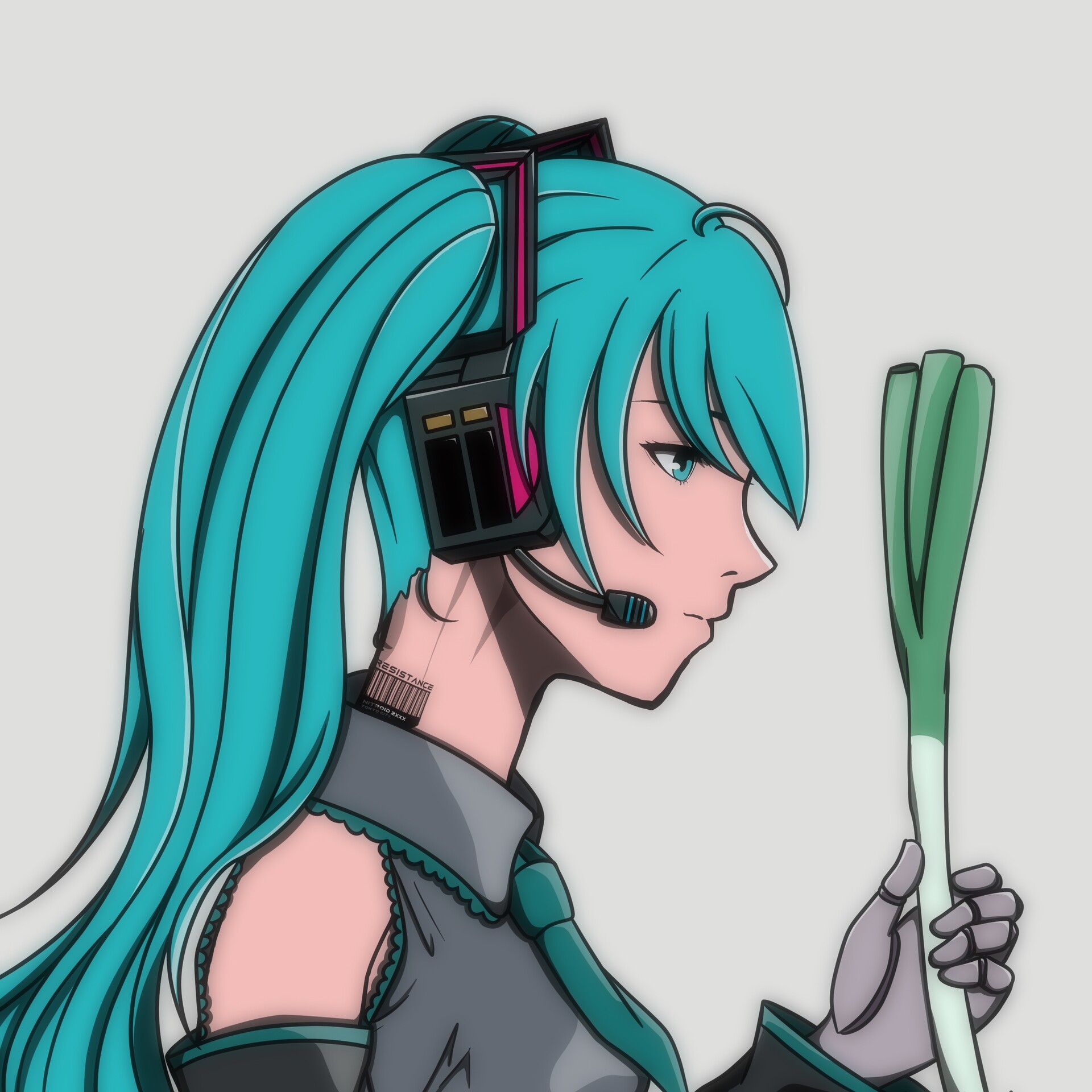 ArtStation - Hatsune Miku NITROID.ver