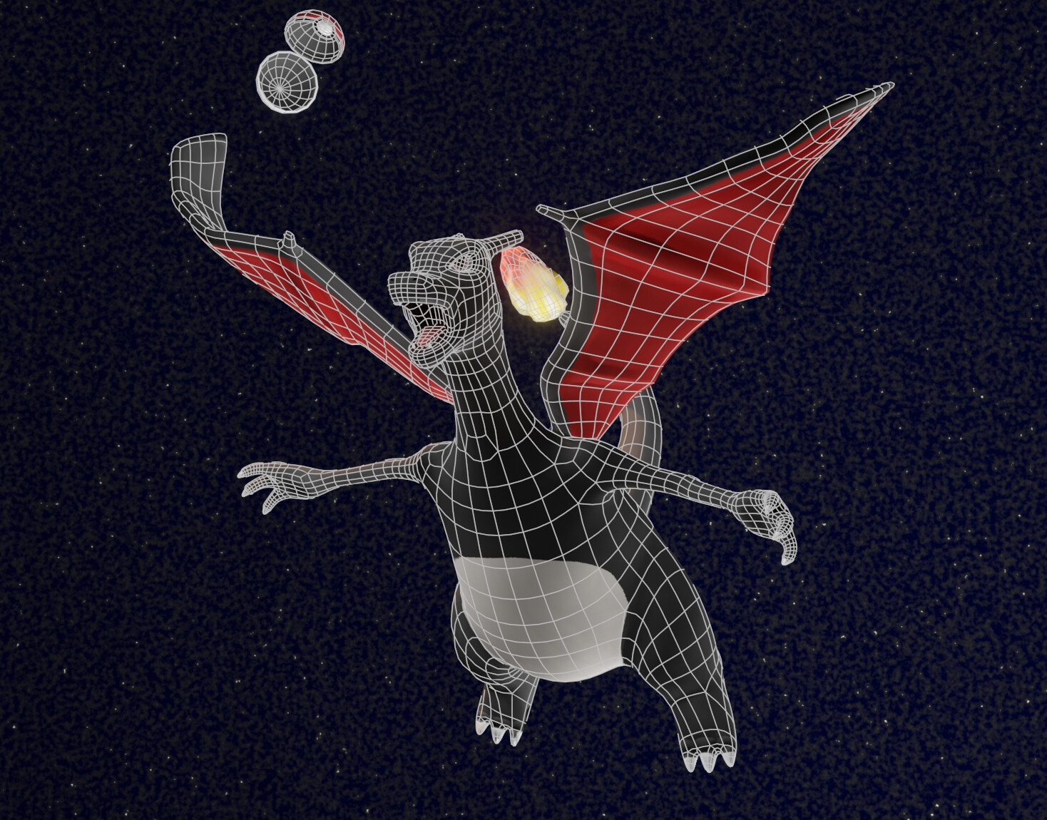 shiny charizard animation