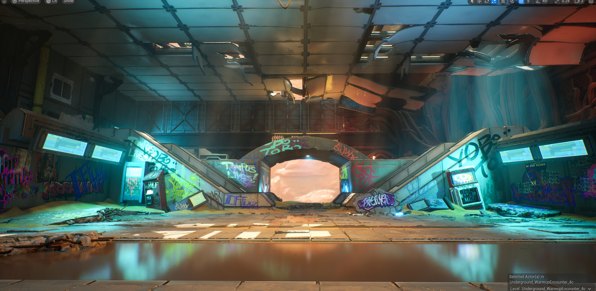 ArtStation - Post apocalyptic sci-fi world- Abandoned Station V2