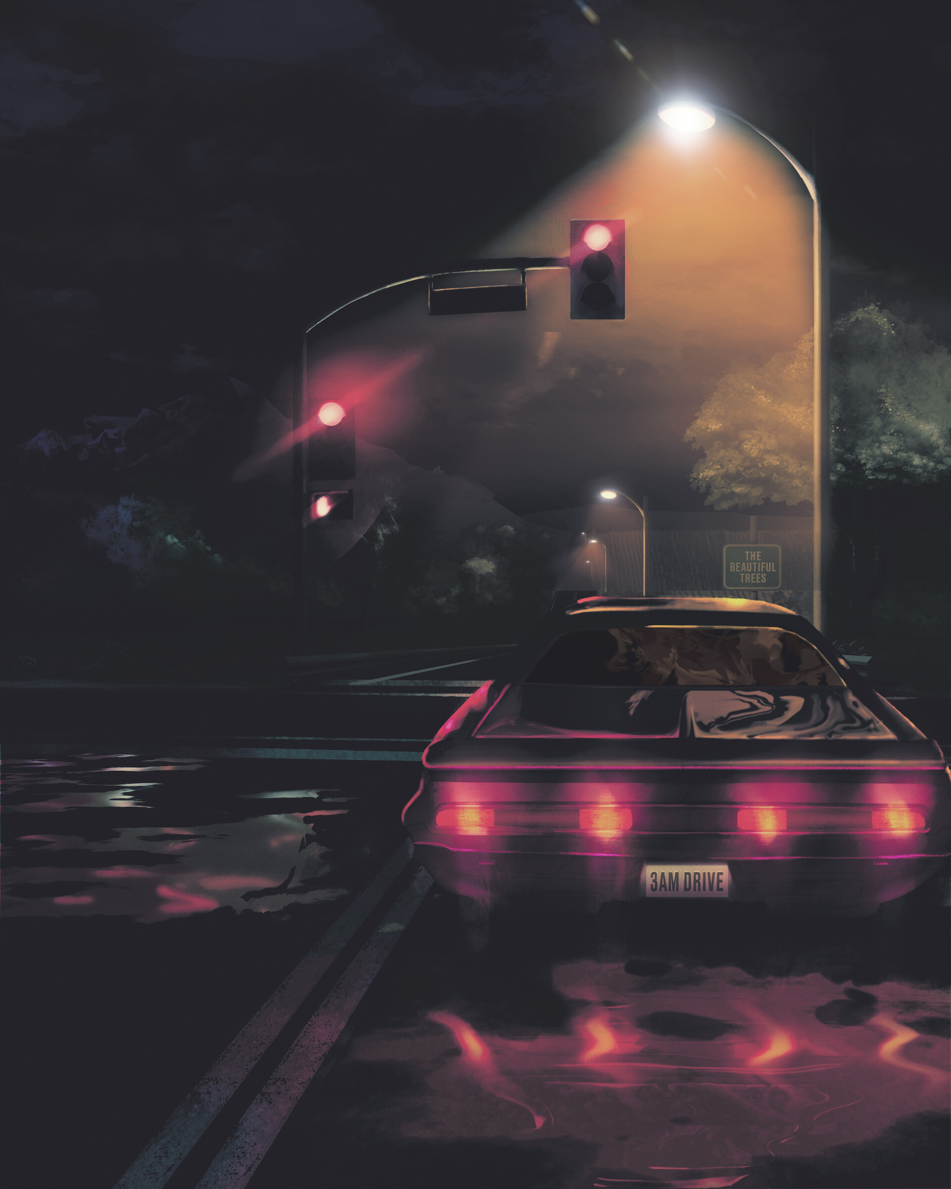 ArtStation - The Fruitful Trees - Album Cover