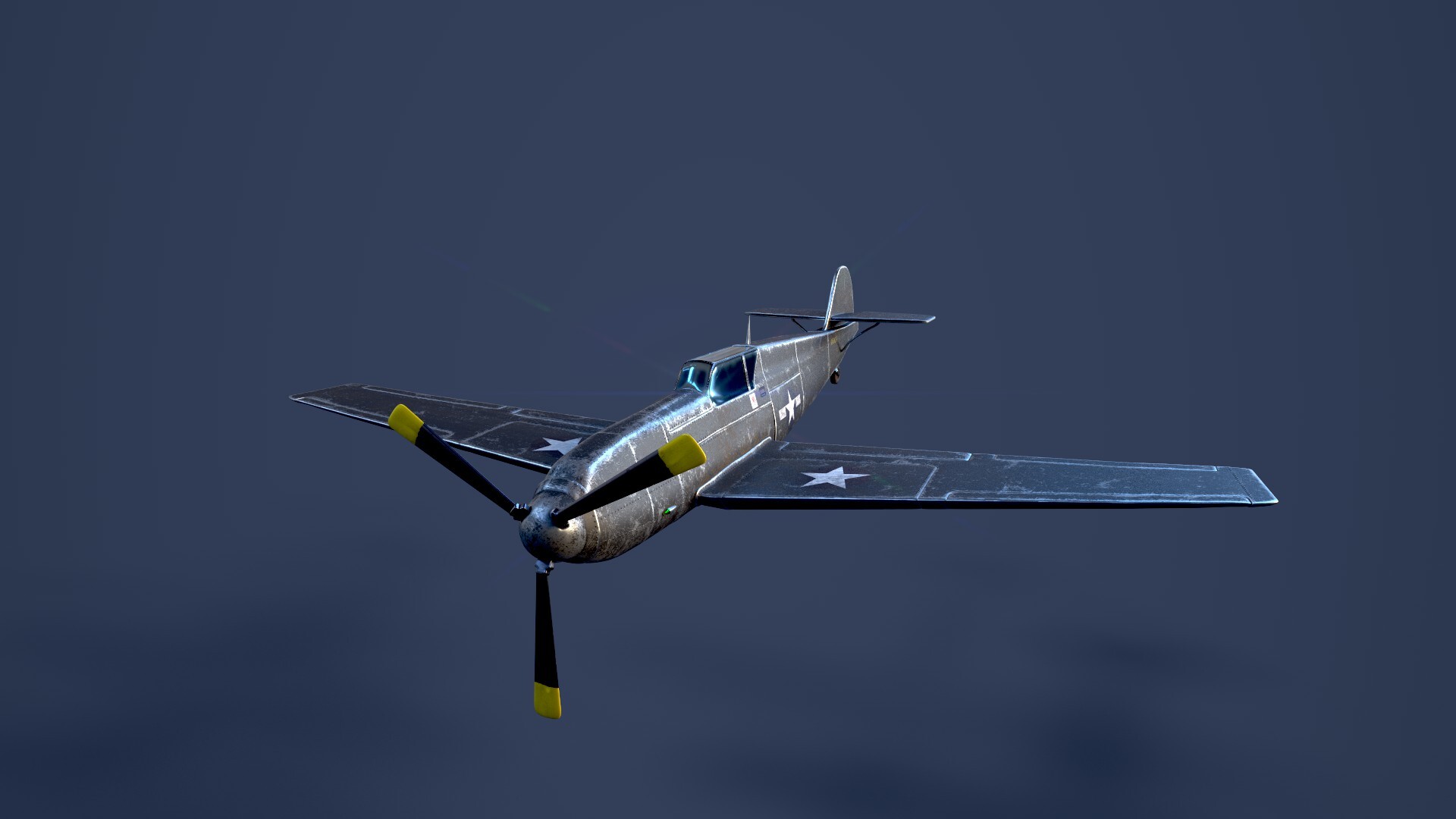 ArtStation - WW2 Plane 3D Model