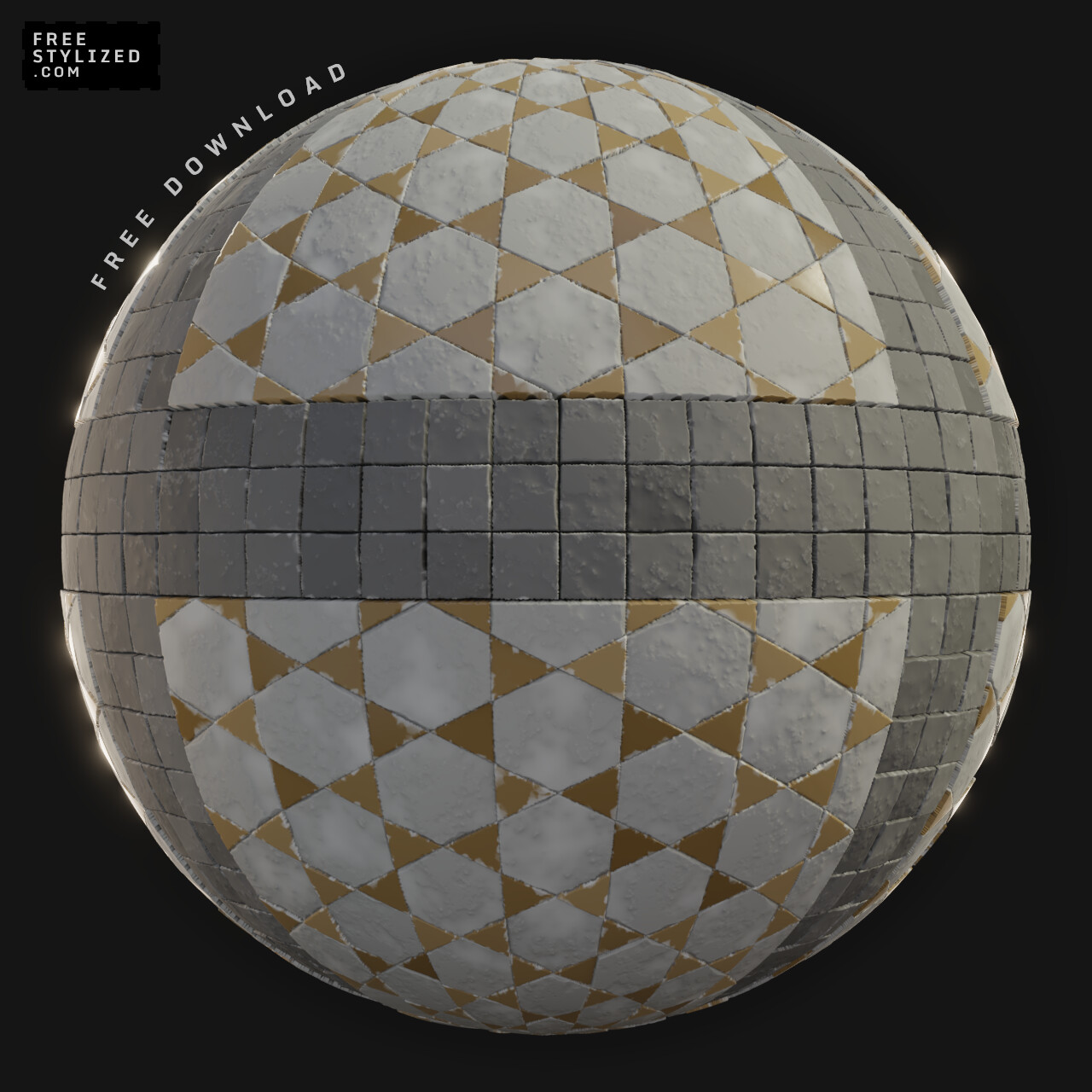 ArtStation - Ground tiles - FREE - Substance Designer