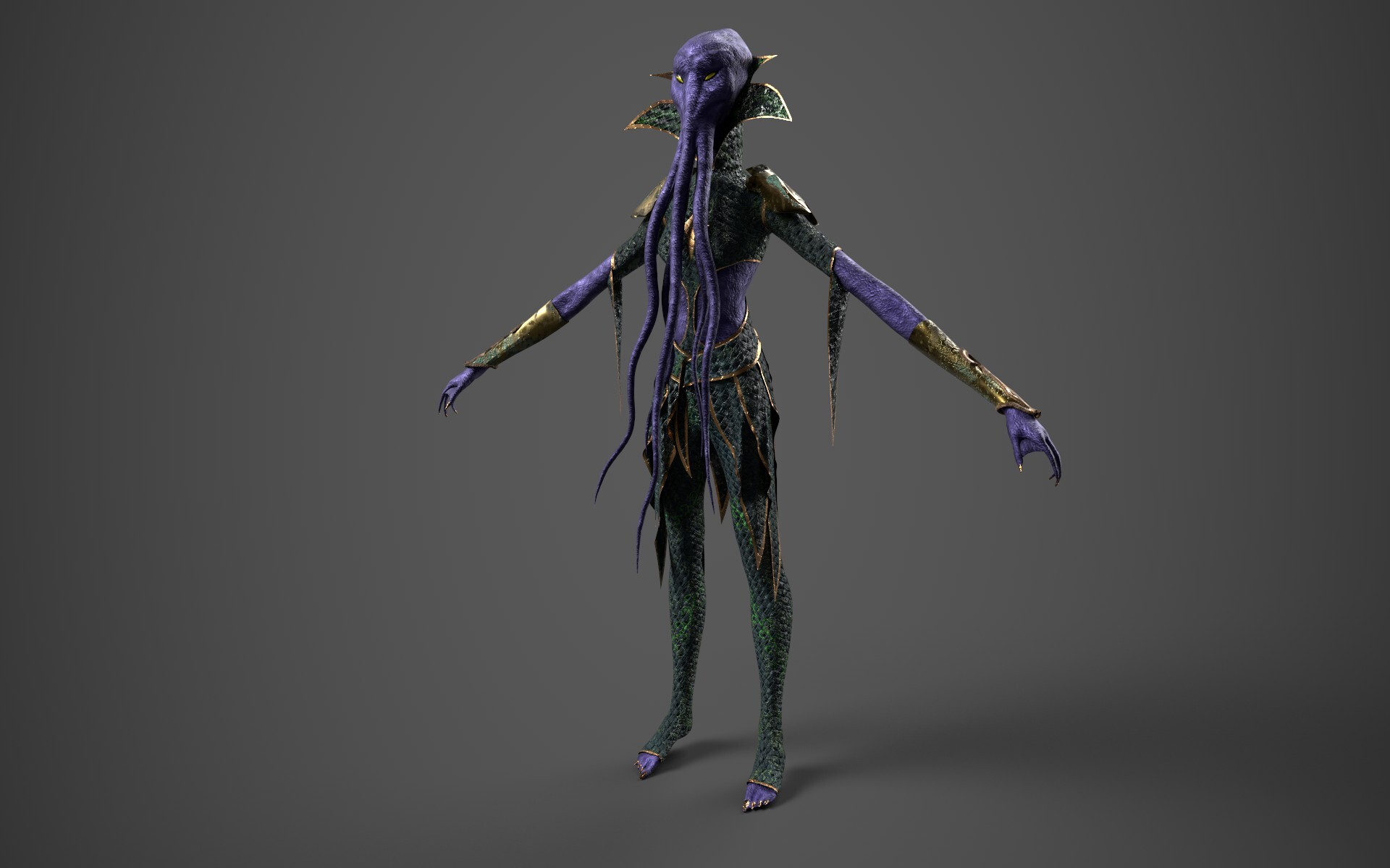 ArtStation - Mindflayer from the Depths