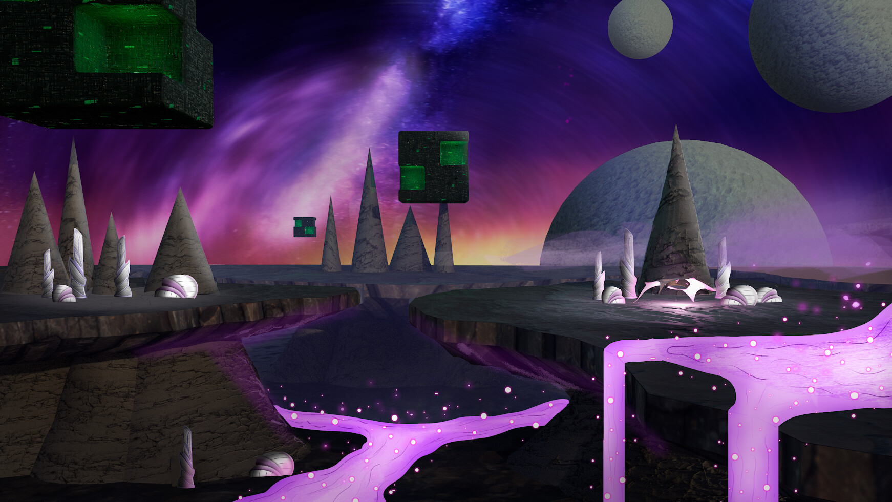 ArtStation - Concept art - Alien planet being invaded