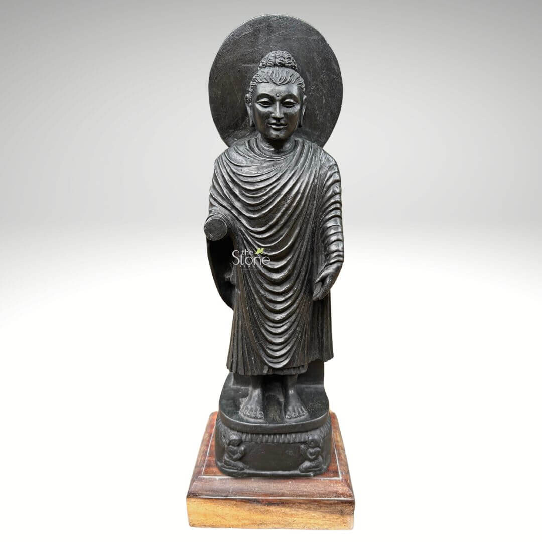 ArtStation - Standing Buddha From Gandhara 21″ | The Stone Studio