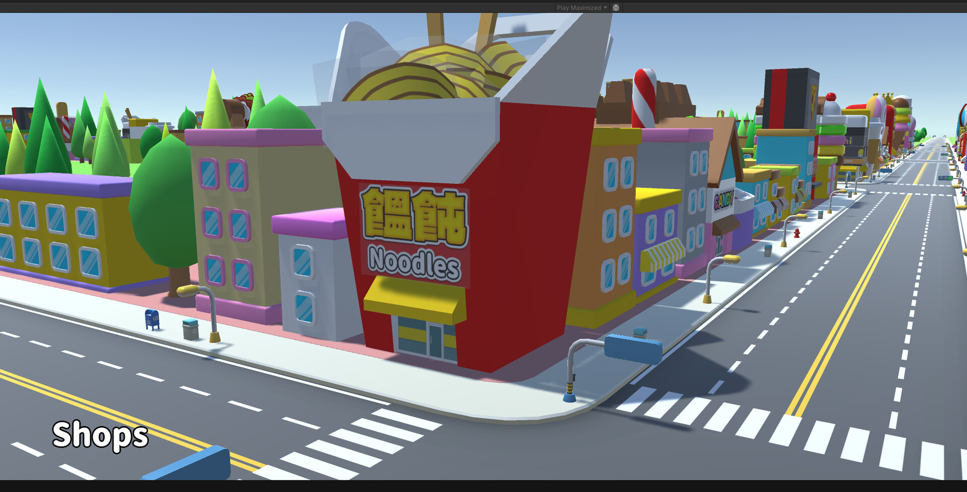 Sal Falah - Unity Cartoon Town