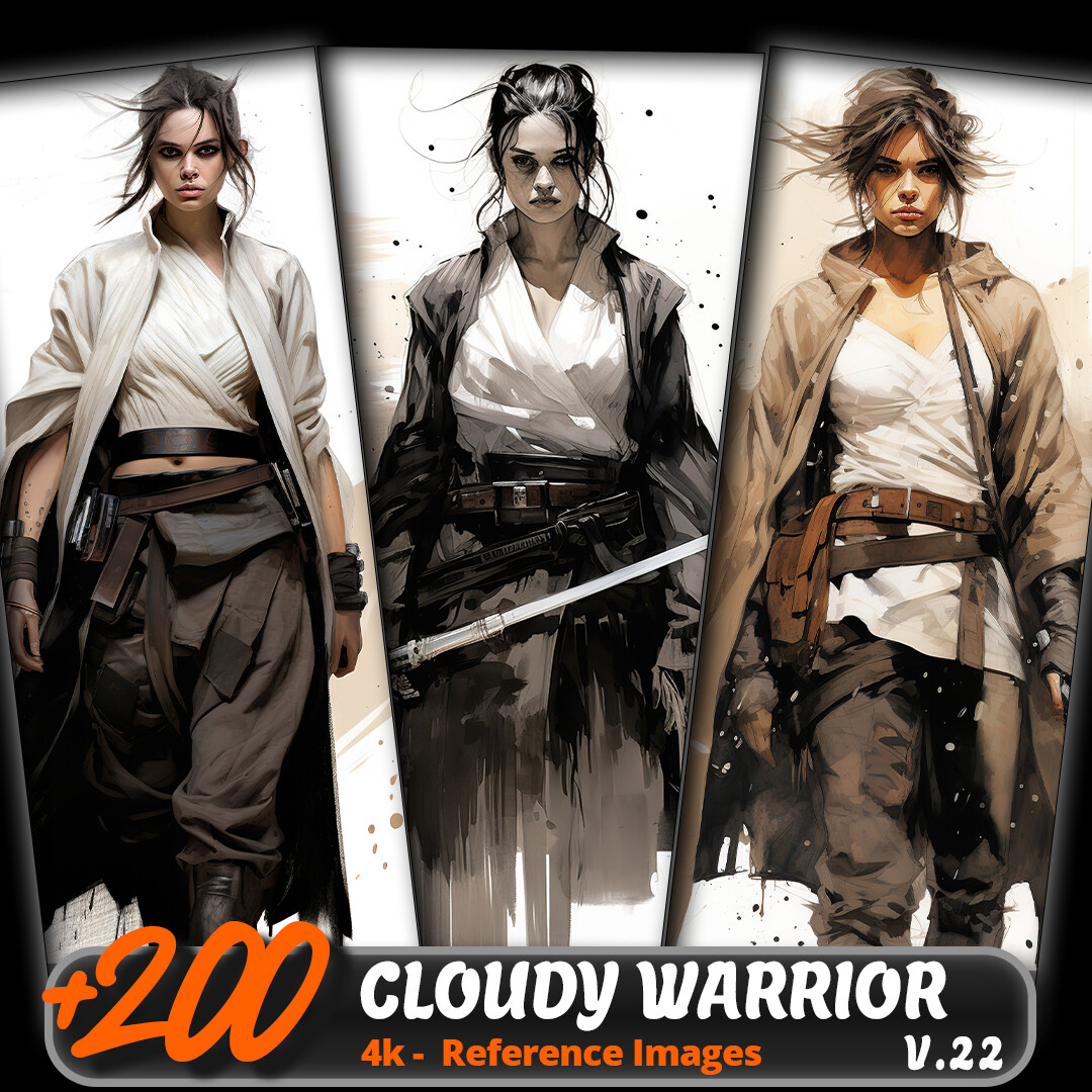 ArtStation - CLOUDY WARRIOR VOL. 22/4K/ Reference Image