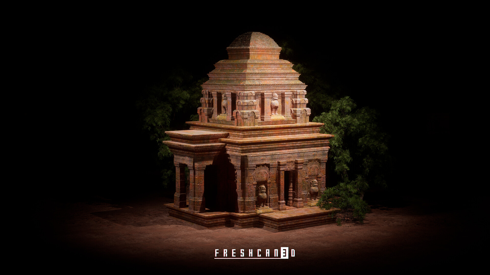 Freshcan 3D - Environment Art Studio - Ancient Temple Pack Assemblies ...