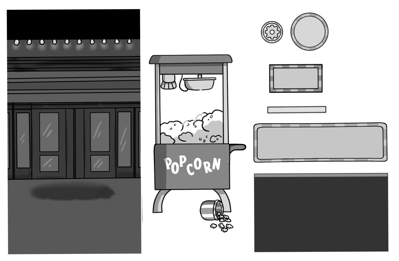 Ciel - UI interface, "Popcorn Empire"