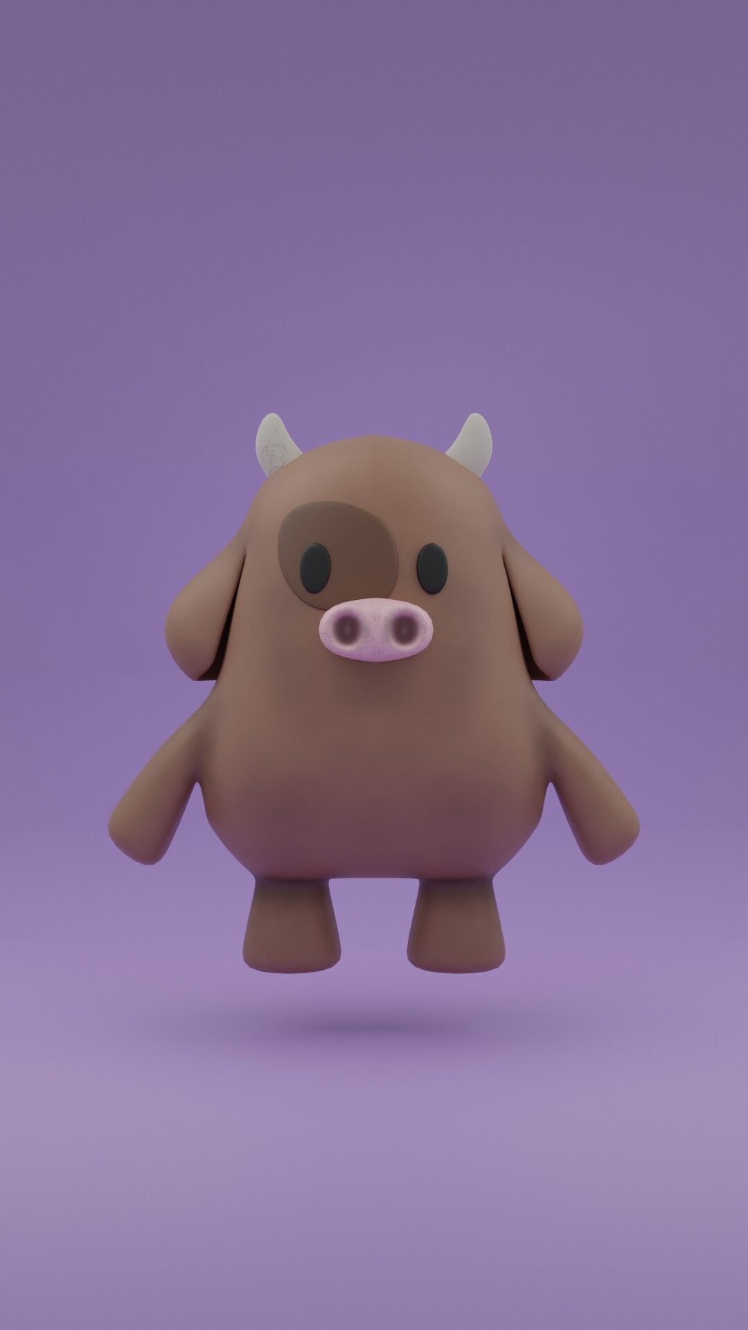 ArtStation - low poly cow
