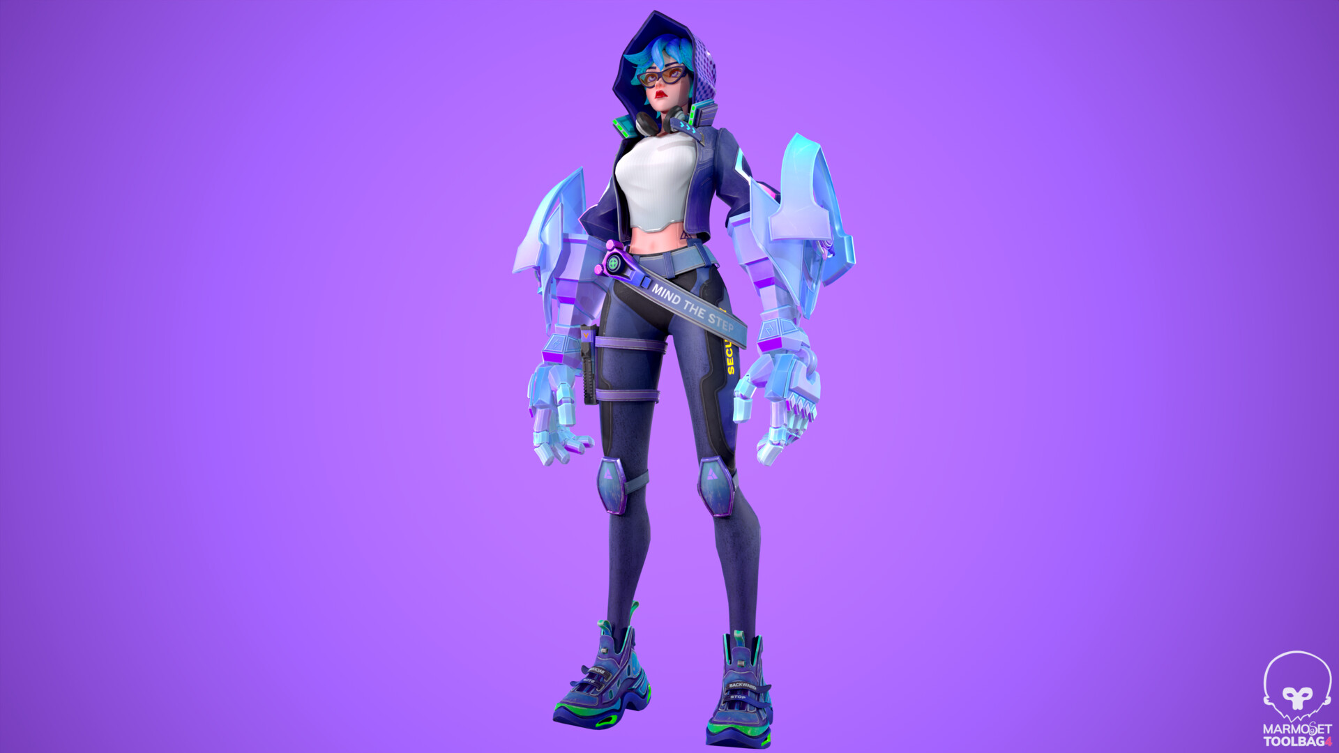 ArtStation - Cyber Fighter-V