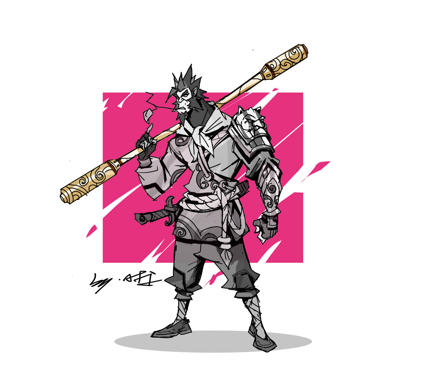 ArtStation - wukong sketch