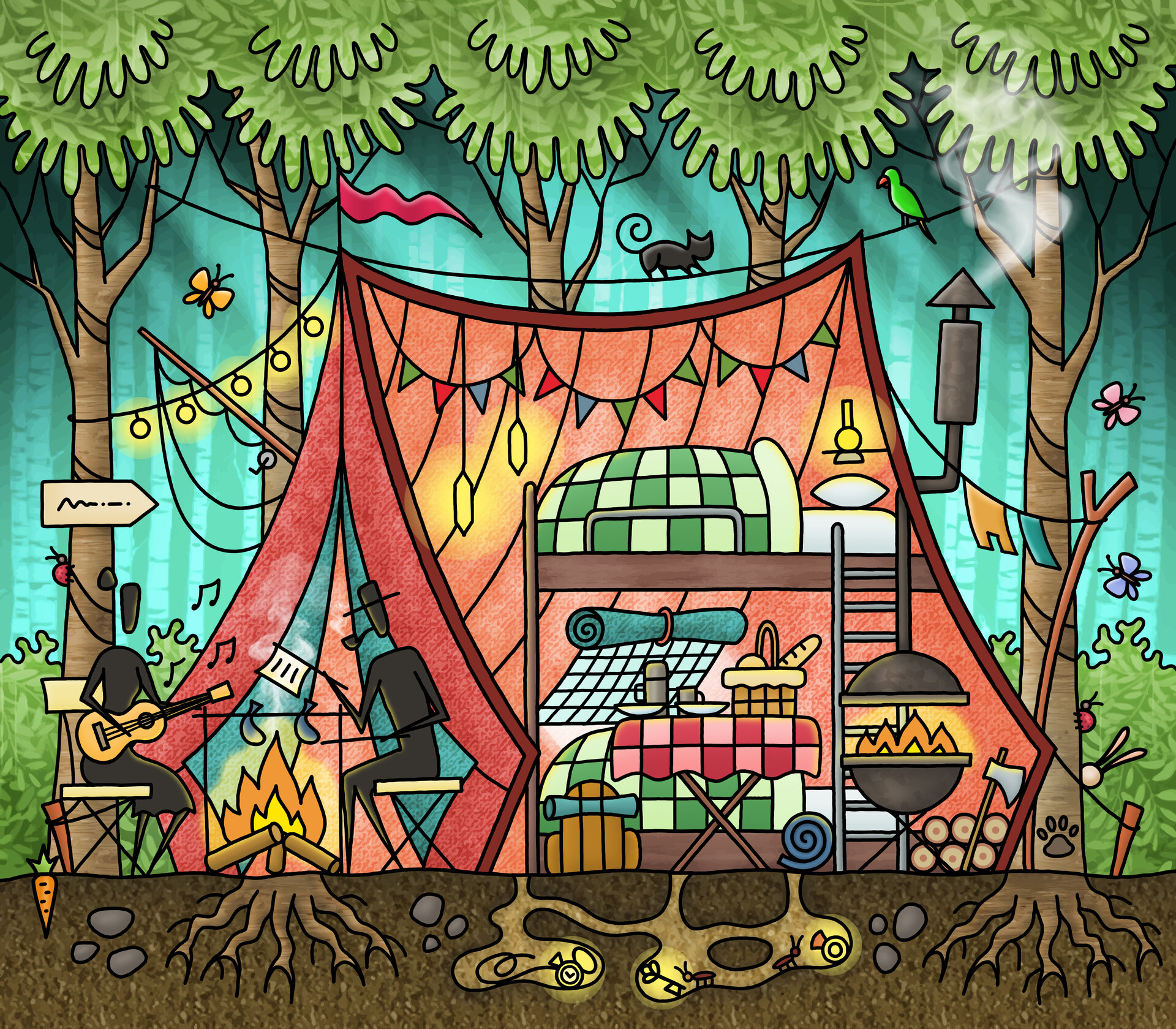 ArtStation - #01: Camping Tent